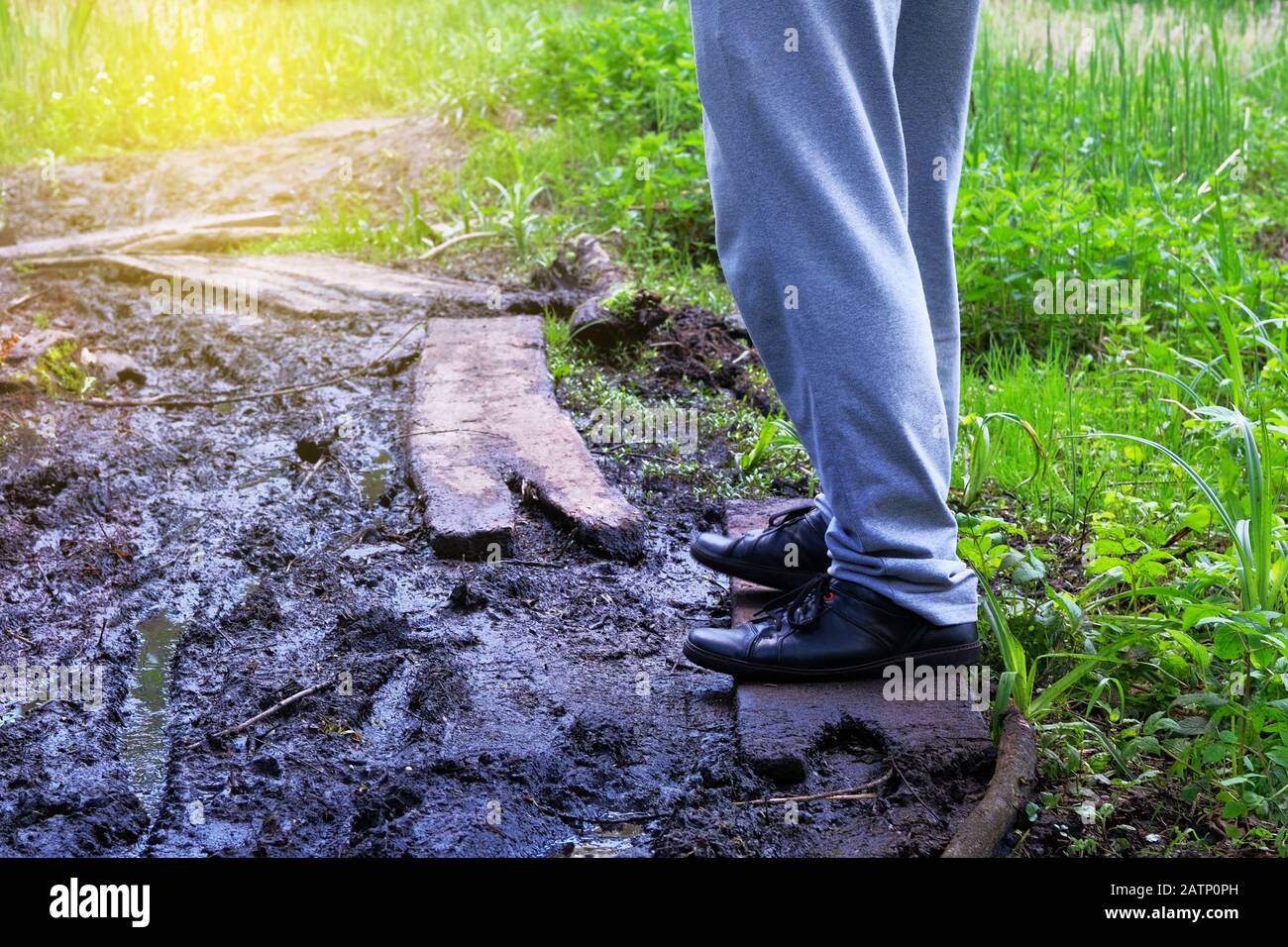 Mud trail hi-res stock photography and images - Alamy