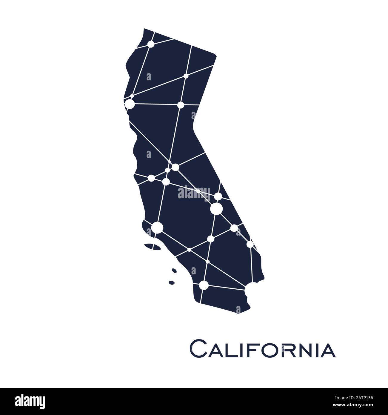 California state map Stock Vector Image & Art - Alamy