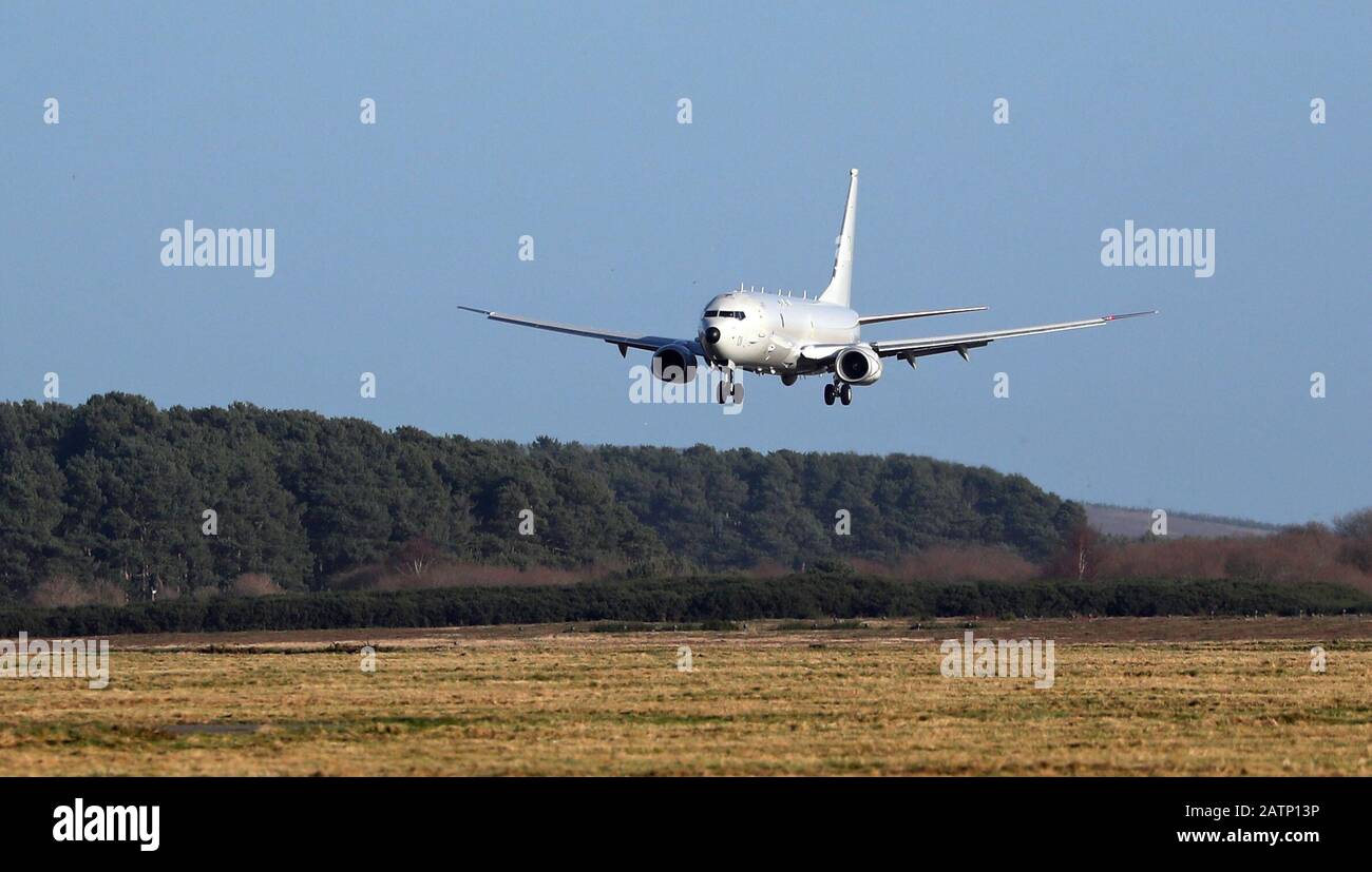 Uks first submarine hunting p 8a poseidon maritime patrol aircraft hi ...
