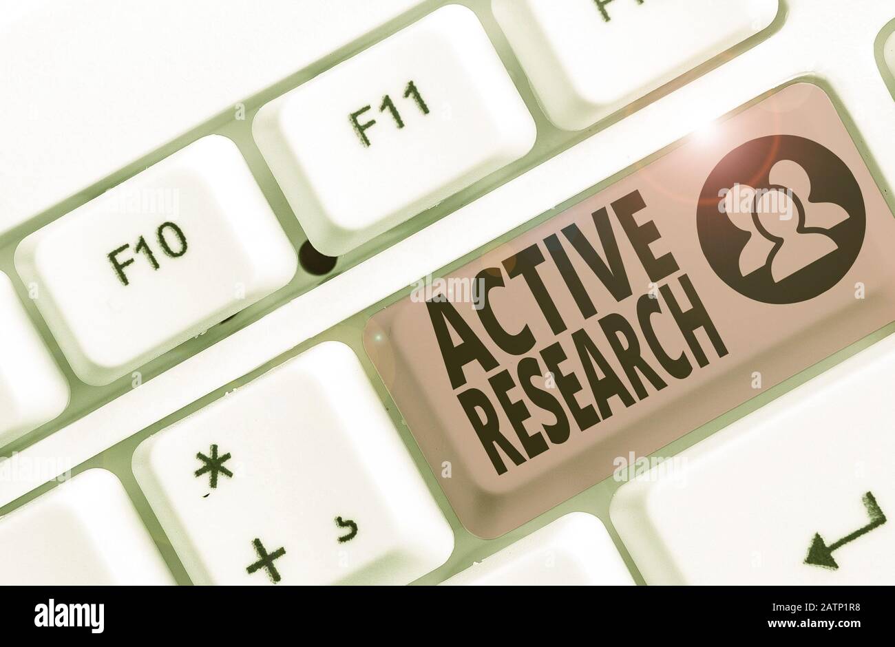 Writing note showing Active Research. Business concept for Simultaneous ...