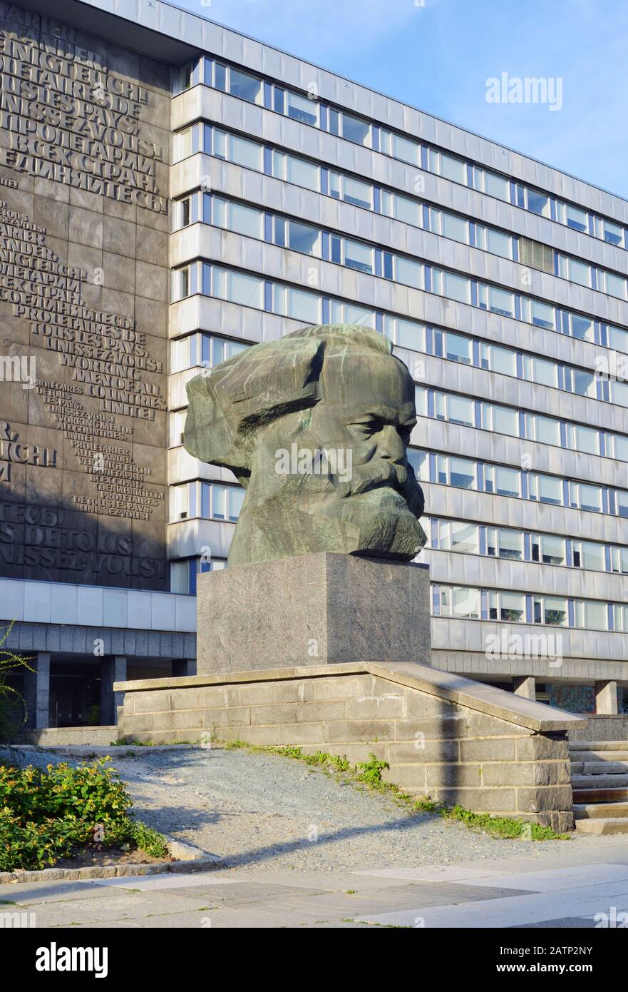 Karl Marx memorial in Chemnitz, Germany Stock Photo - Alamy