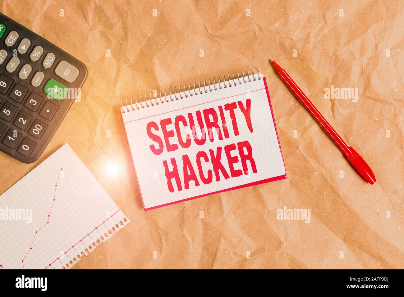 Handwriting Text Writing Security Hacker Conceptual Photo Someone Who Explores Methods For