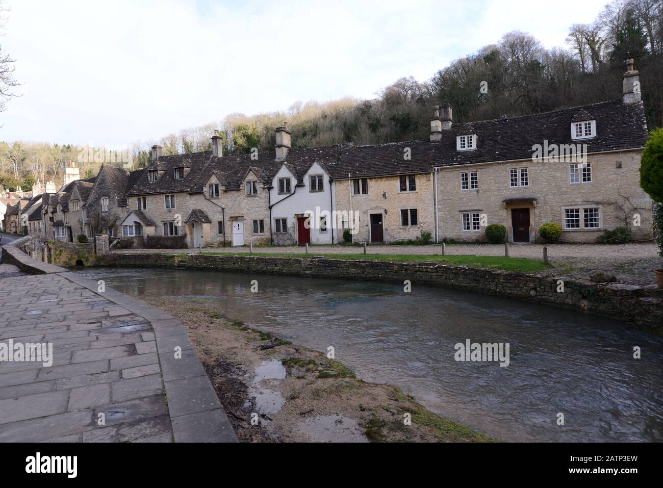 Castle combe in Wiltshire UK Stock Photo - Alamy