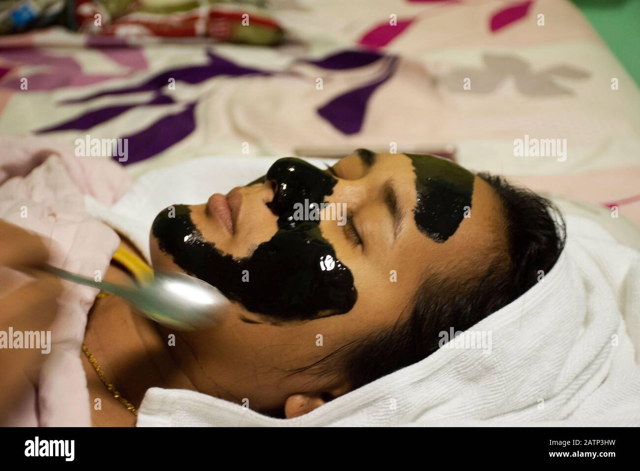 Thai girl in bed hi-res stock photography and images - Alamy