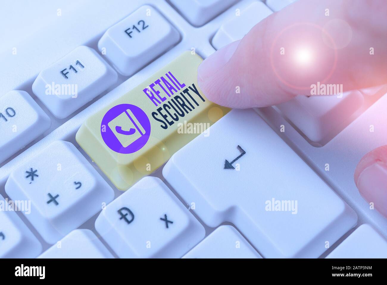 Text sign showing Retail Security. Business photo text process which ...