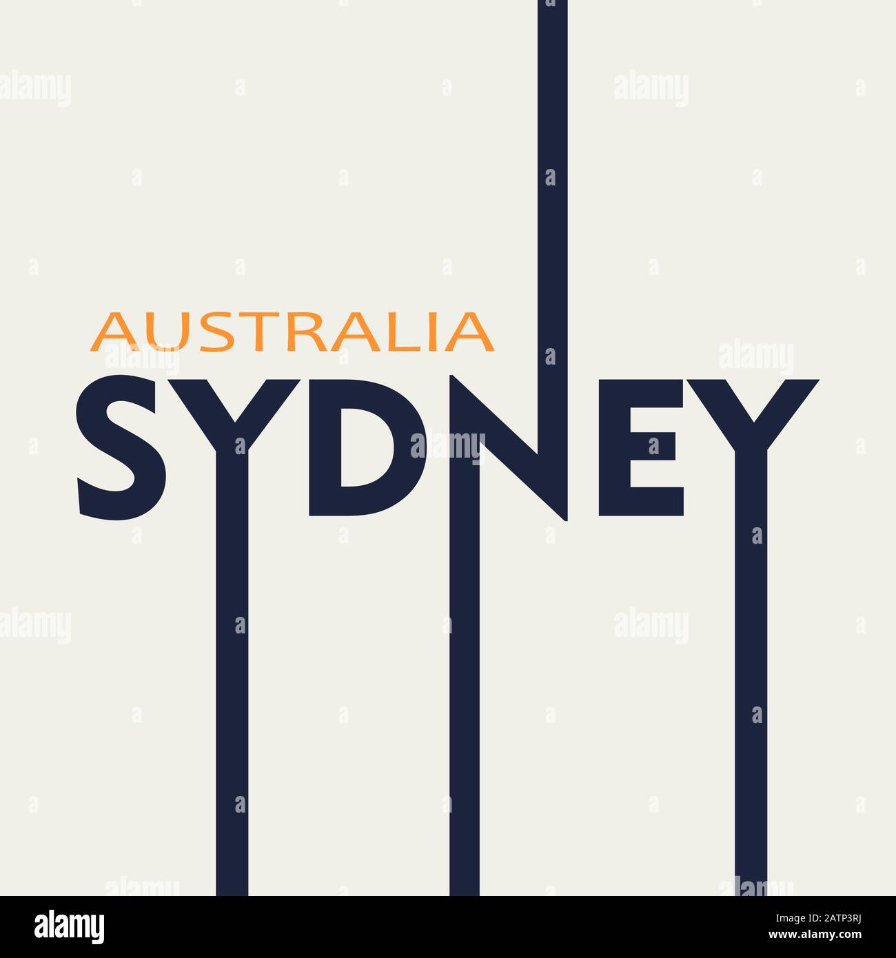 Sydney city name Stock Vector Image & Art - Alamy