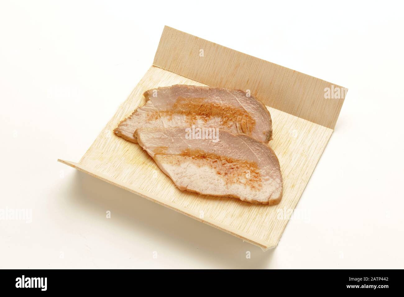 The portrait of food Pork slices Stock Photo - Alamy