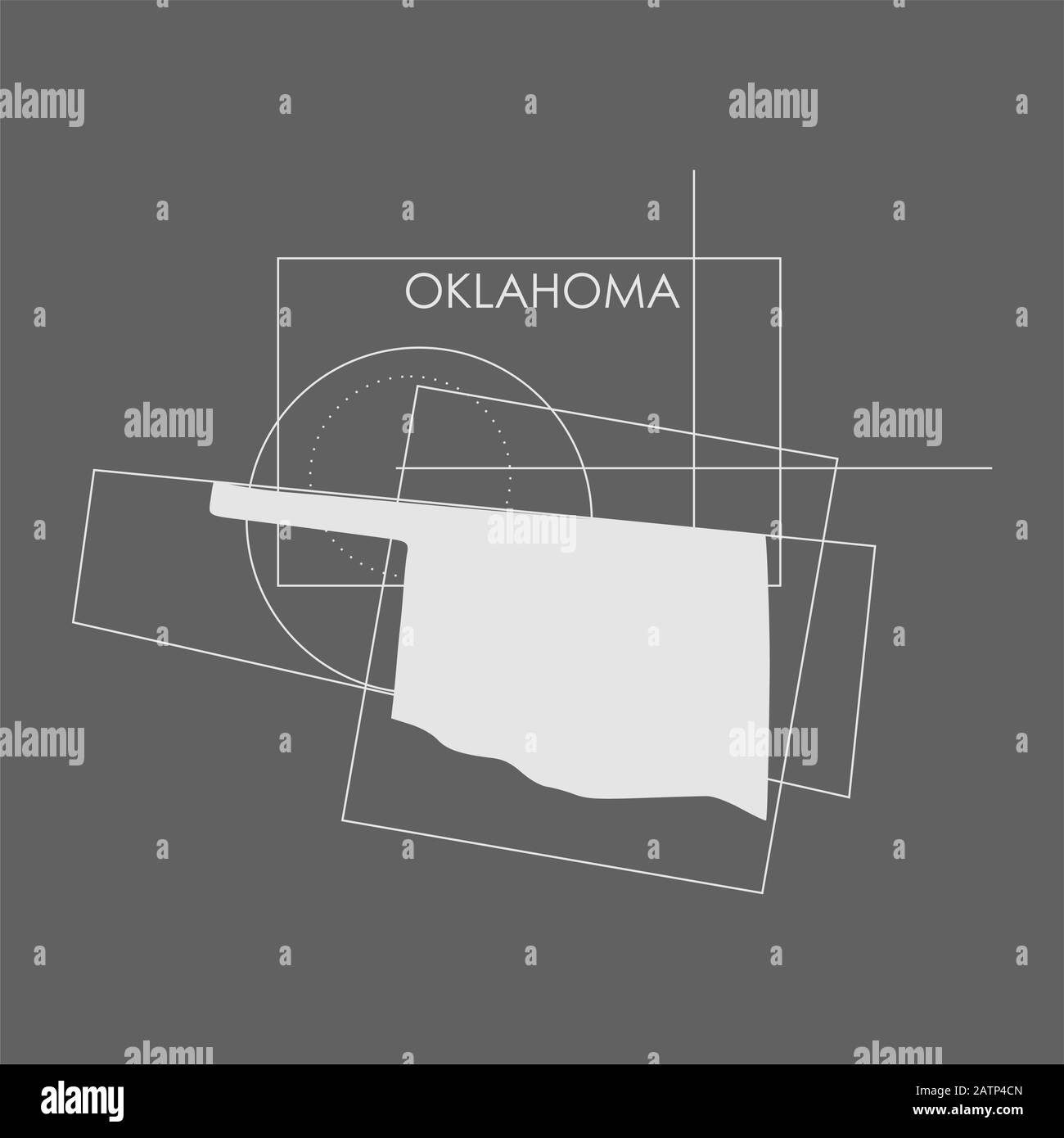 Oklahoma Map High Resolution Stock Photography and Images - Alamy