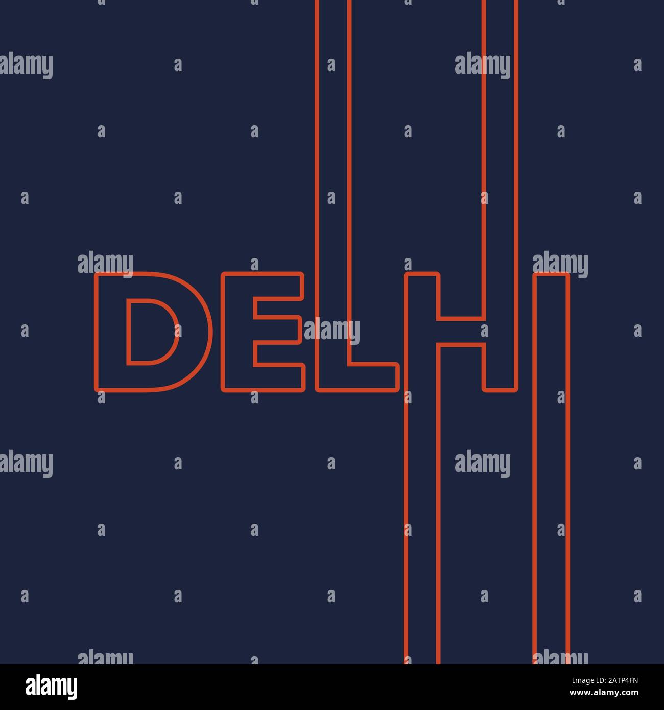 Delhi city name Stock Vector Image & Art - Alamy