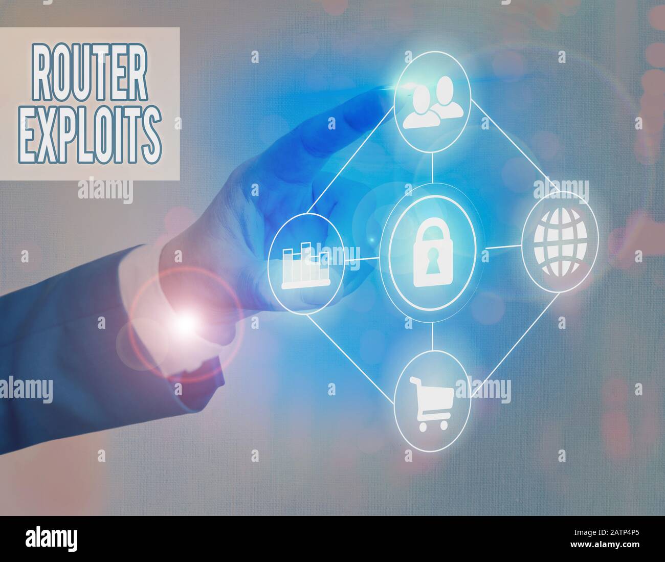 Handwriting Text Writing Router Exploits Conceptual Photo Takes Advantage Of A Security Flaw In