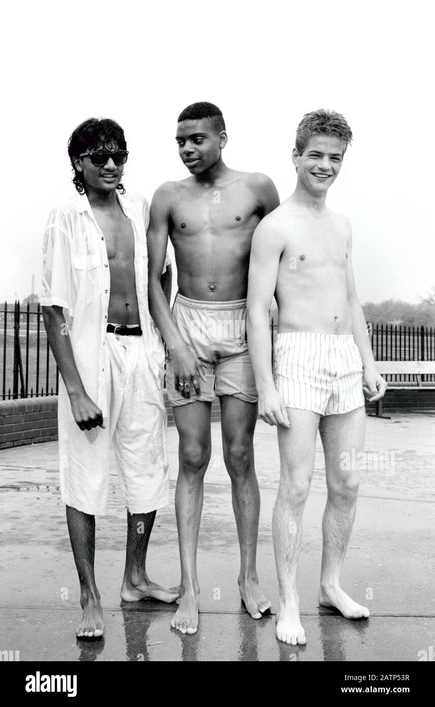 Teenagers Nottingham UK 1989 Stock Photo - Alamy