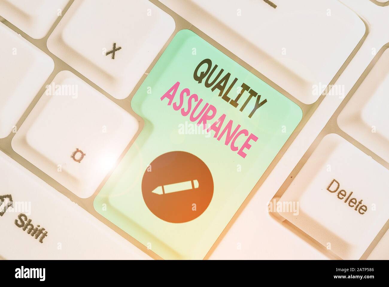 Conceptual hand writing showing Quality Assurance. Concept meaning ...