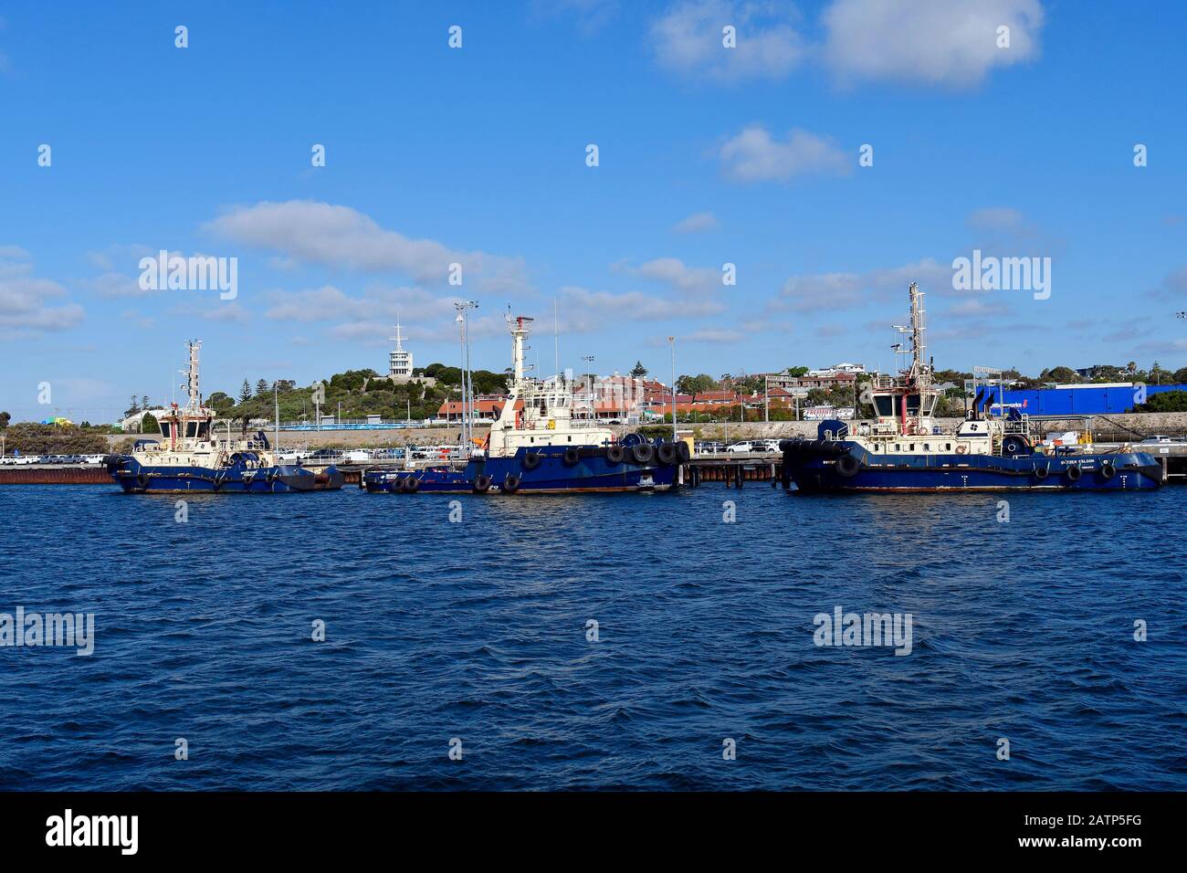 Perth, WA, Australia - November 27, 2017: Tug ship and research-Survey ...