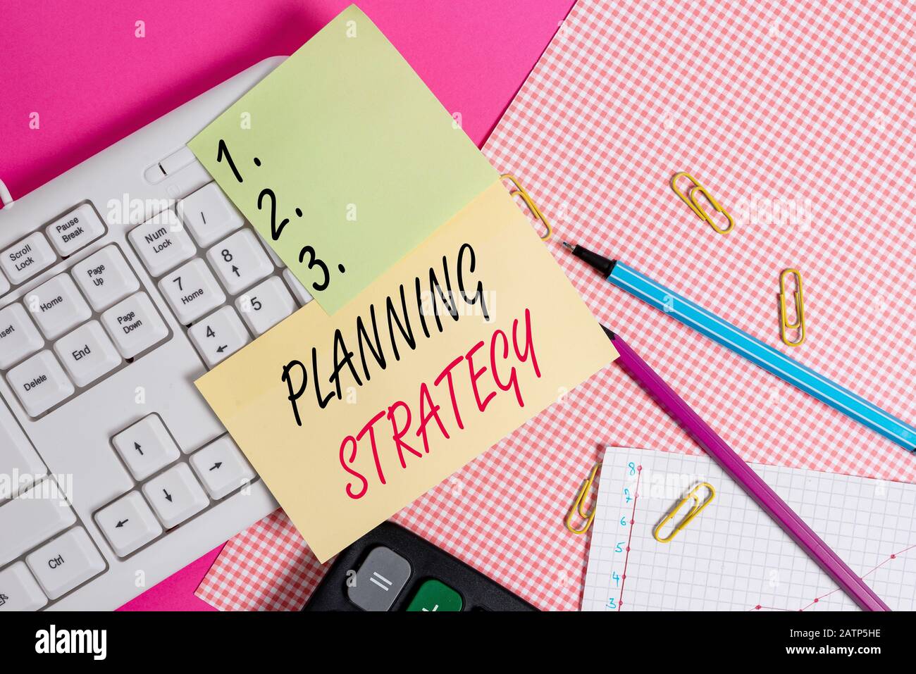 Text sign showing Planning Strategy. Business photo showcasing ...