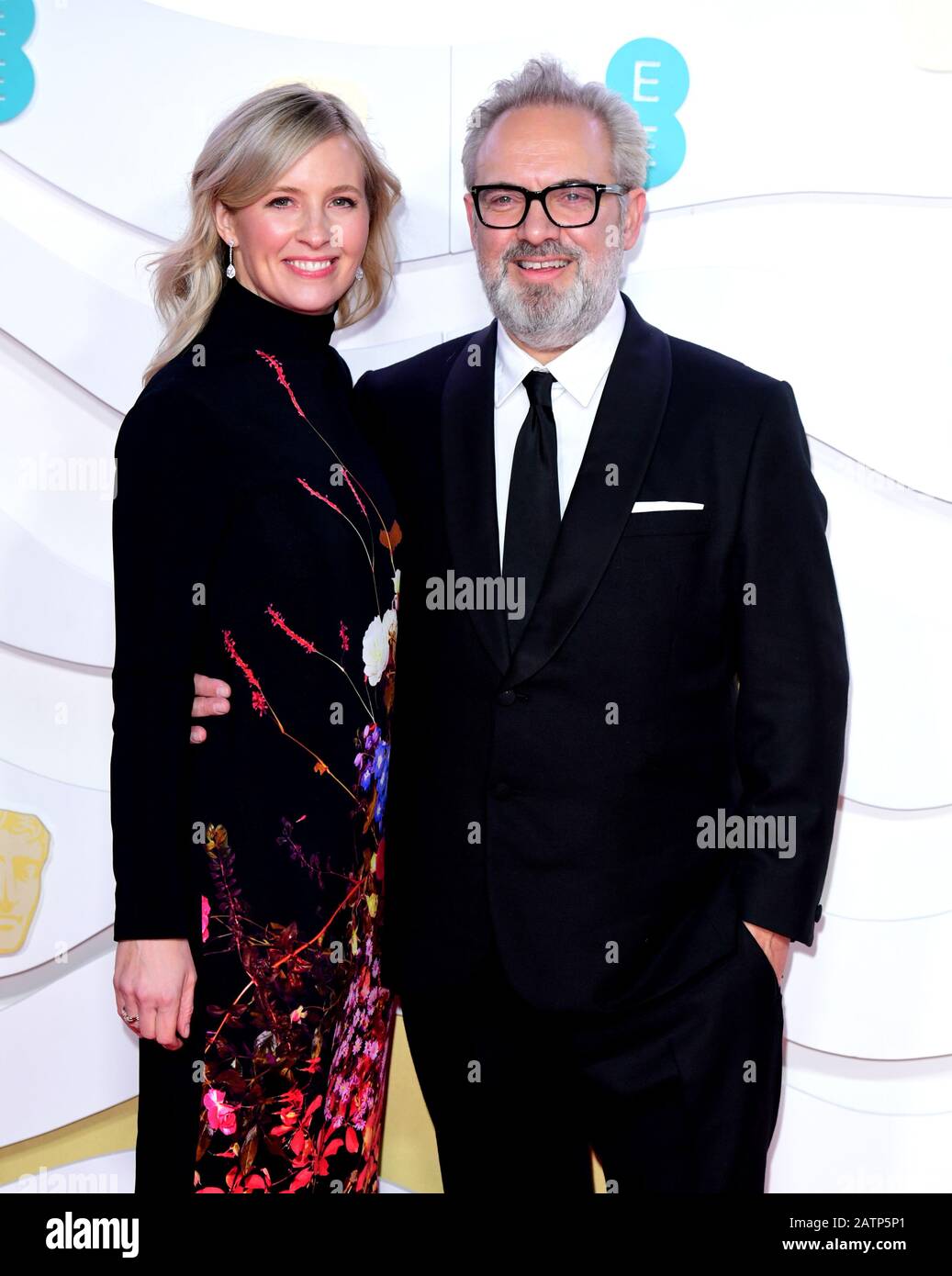 Alison Balsom and Sam Mendes attending the 73rd British Academy Film ...