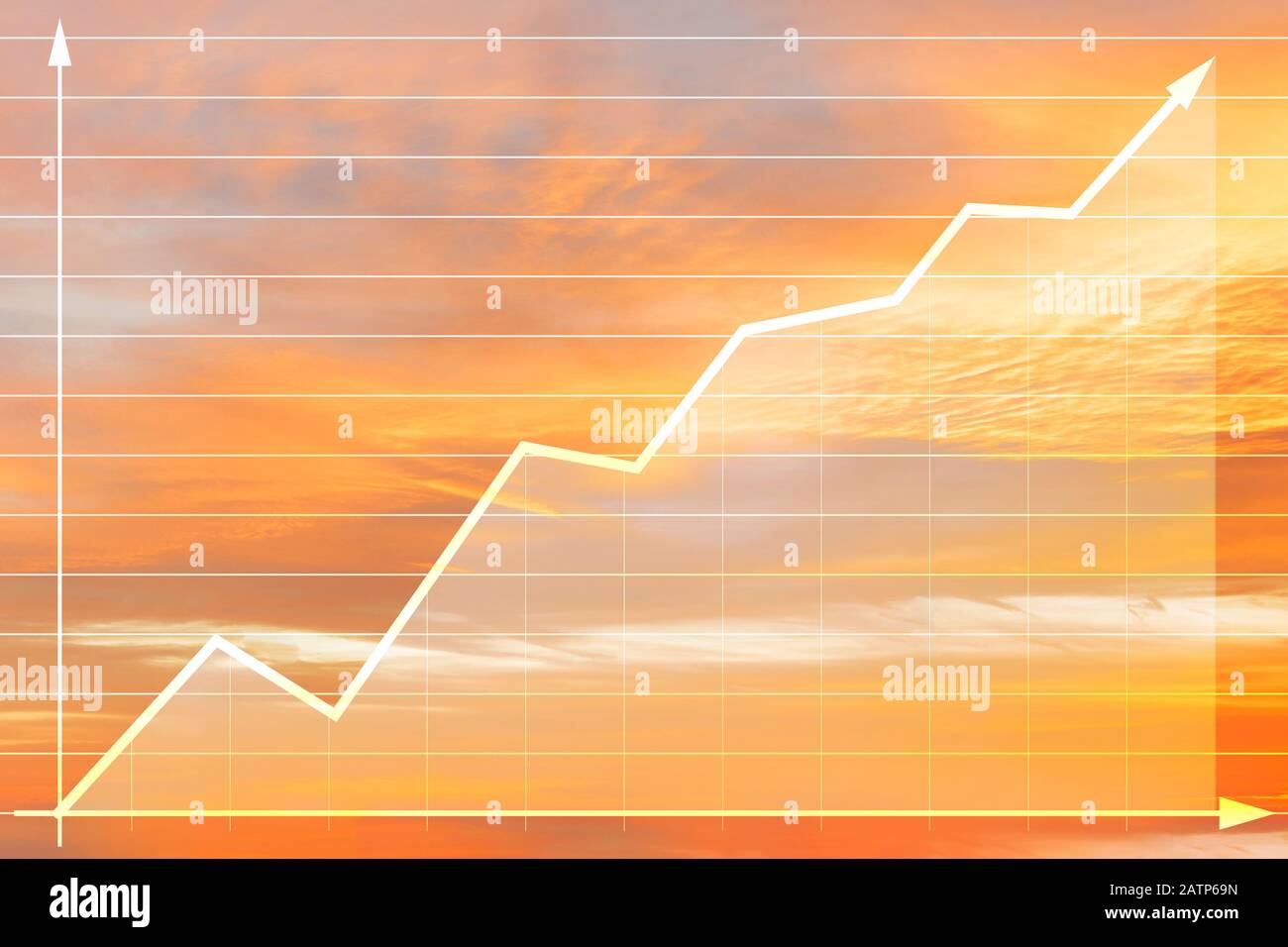 The economic growth concept with charts Stock Photo - Alamy