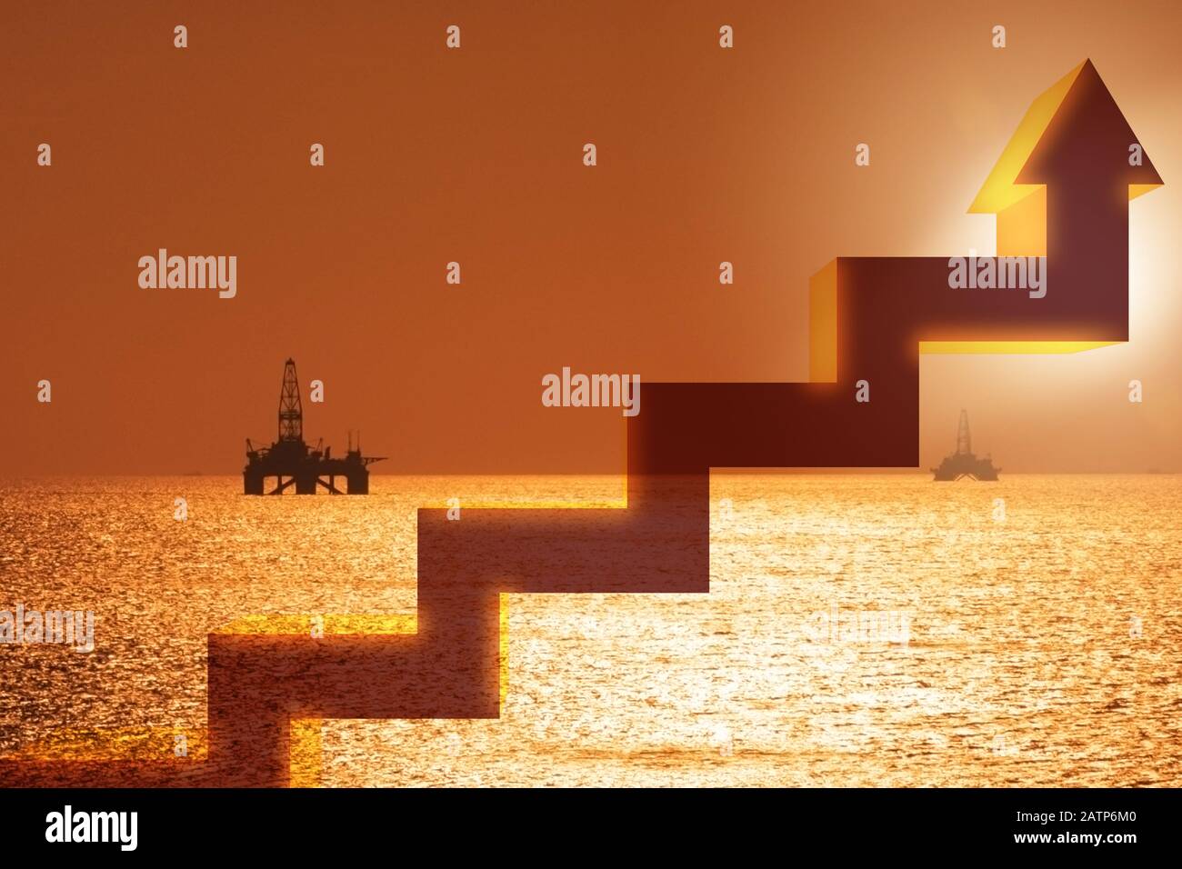 The economic growth concept with charts Stock Photo - Alamy