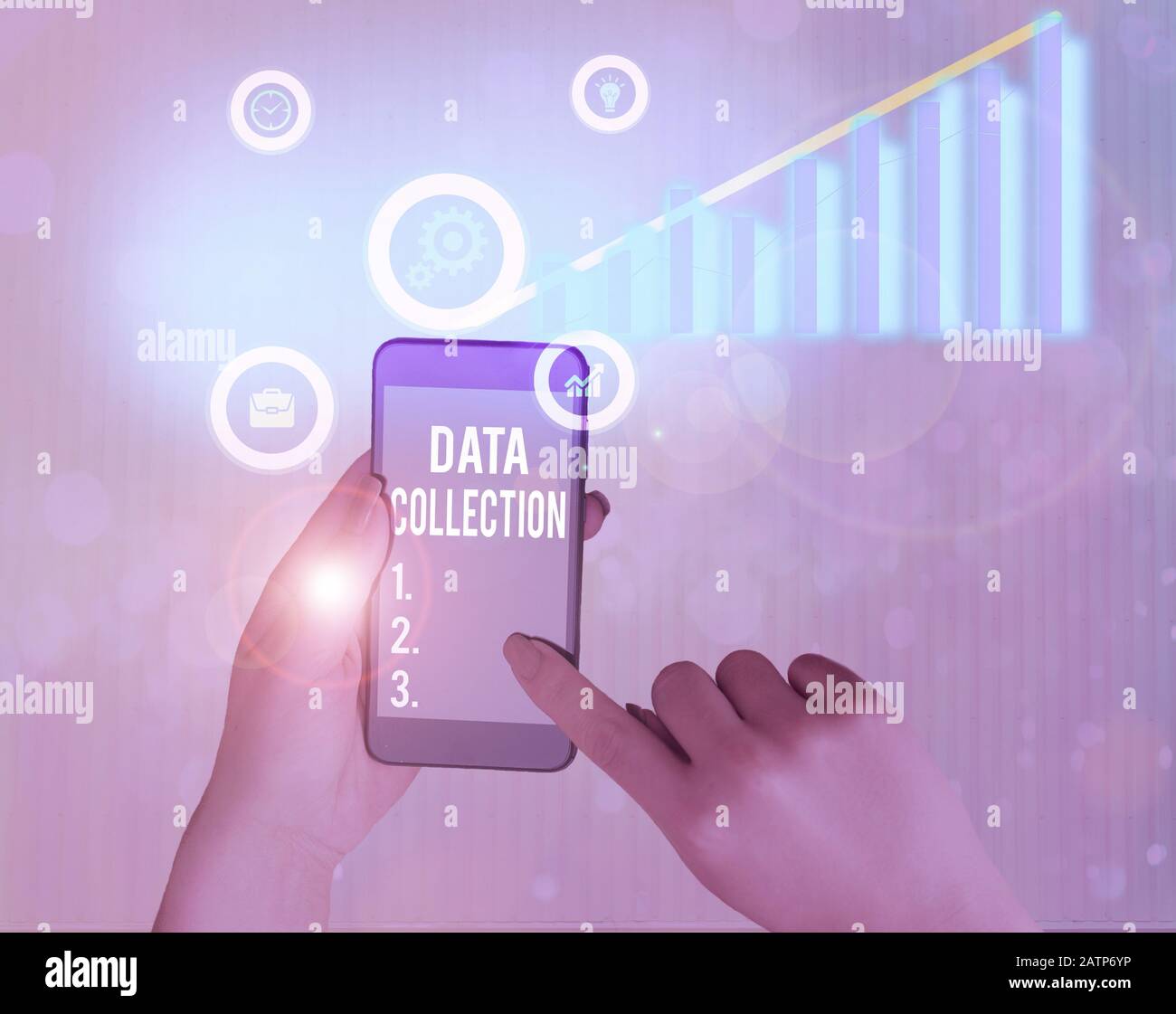 Handwriting text Data Collection. Conceptual photo gathering and ...