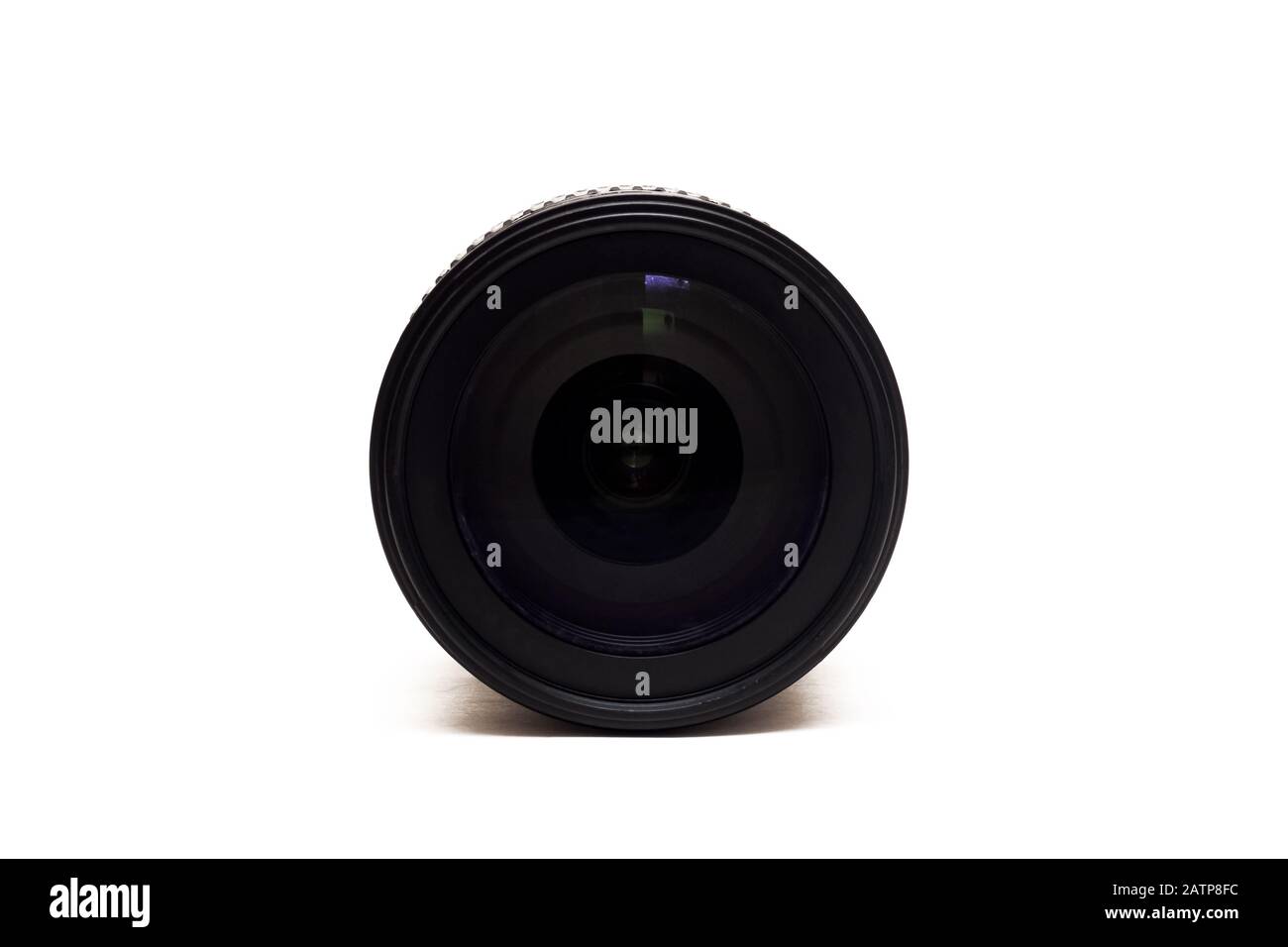 Lens in the dark close up, isolated Stock Photo - Alamy