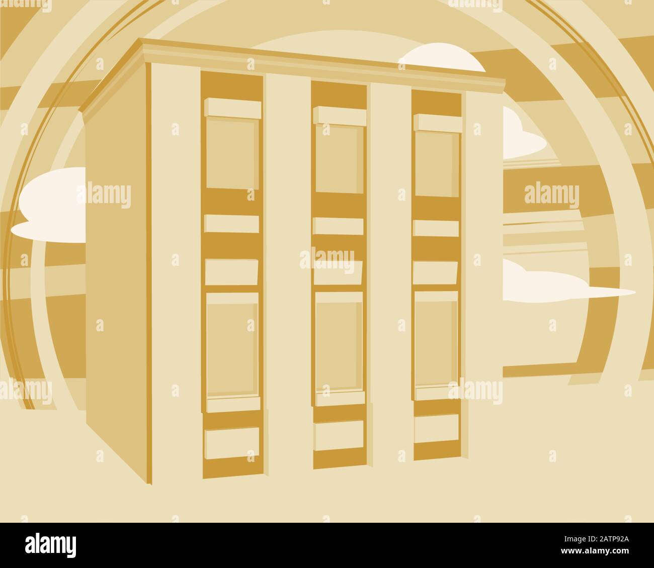 View mansion house street Stock Vector Images - Alamy