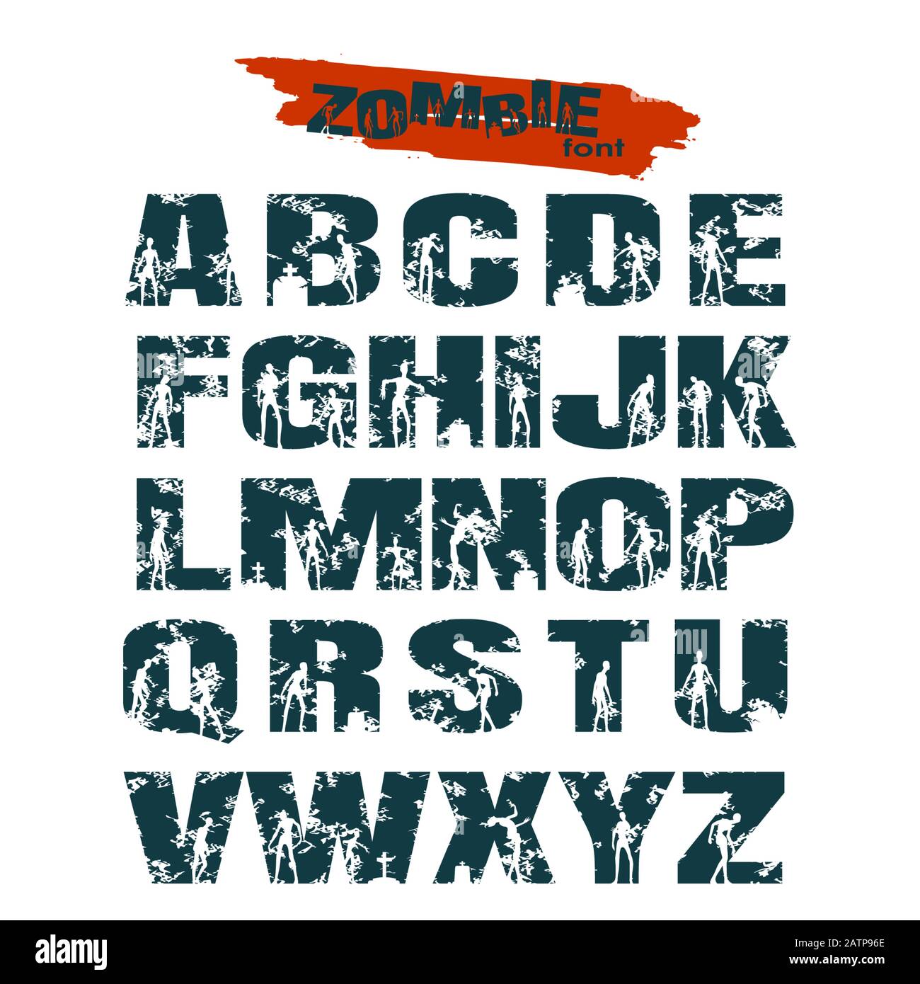 Decorative alphabet vector font Stock Vector Image & Art - Alamy