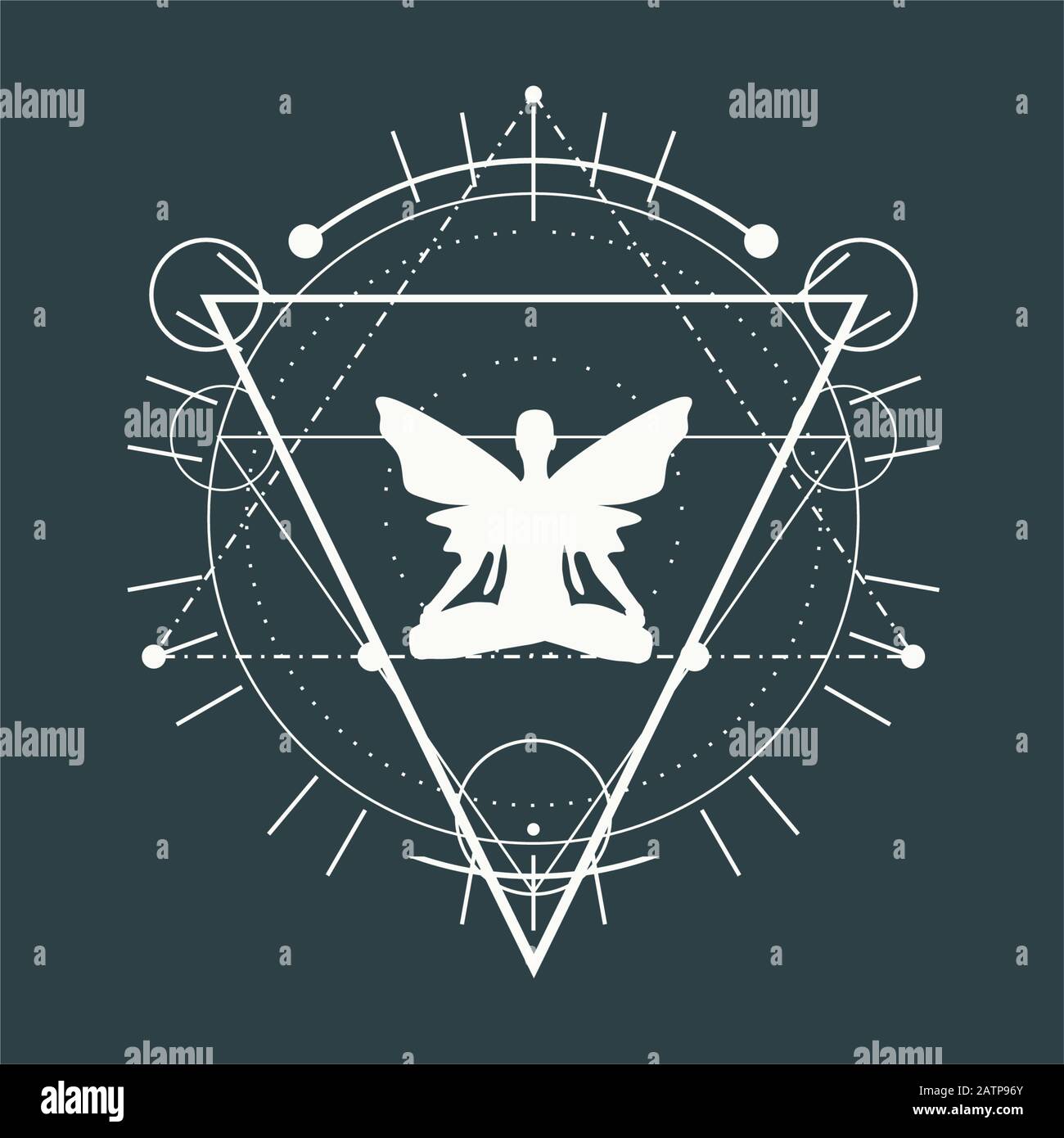 Esoteric Mystical Symbols Stock Vector Image & Art - Alamy