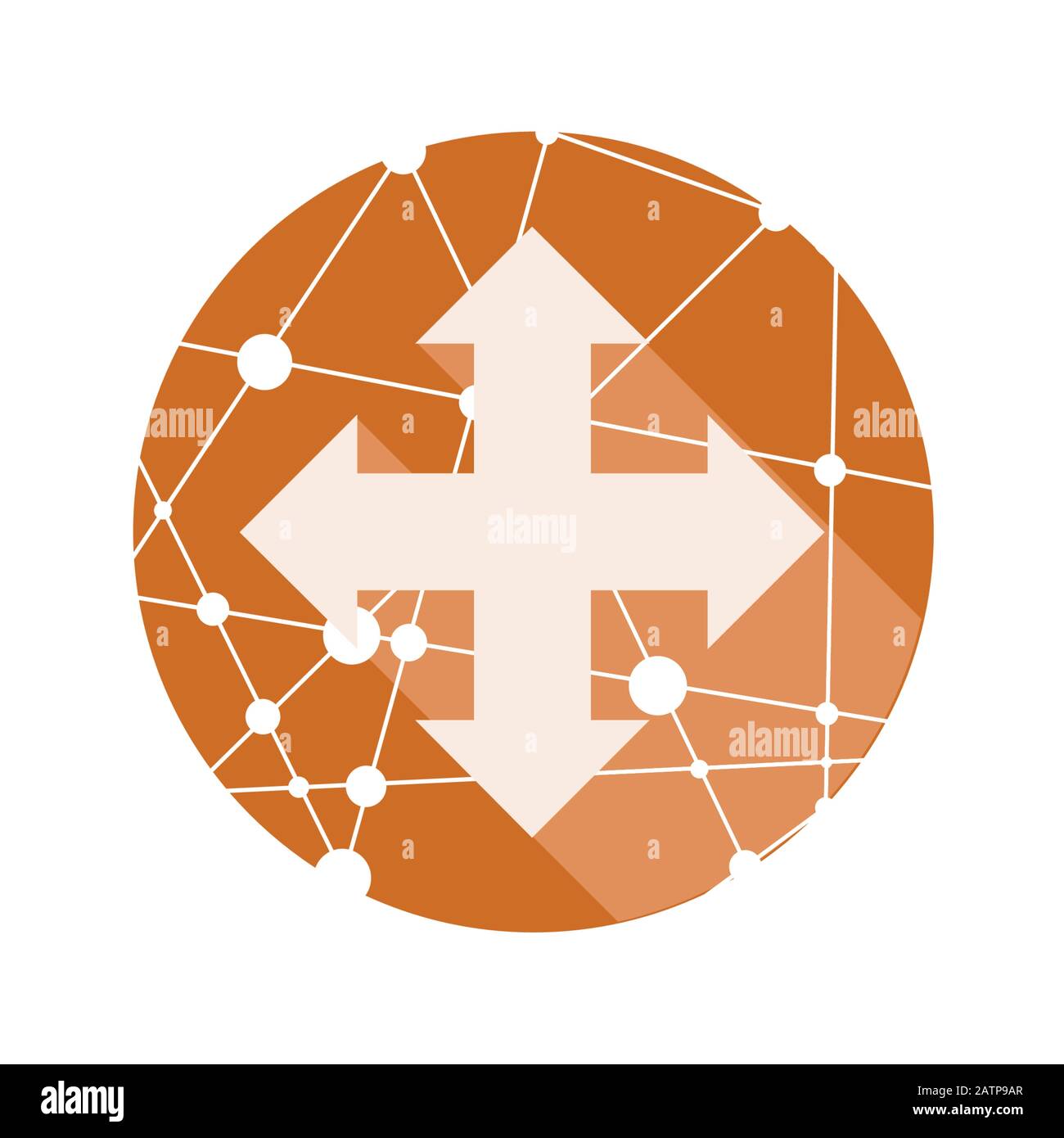 4 way arrow Cut Out Stock Images & Pictures - Alamy