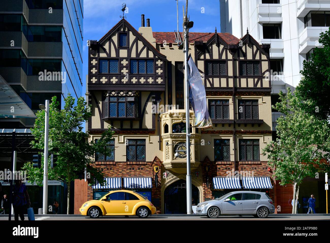 Perth, WA, Australia - November 29, 2017: Entrance to London Arcade ...