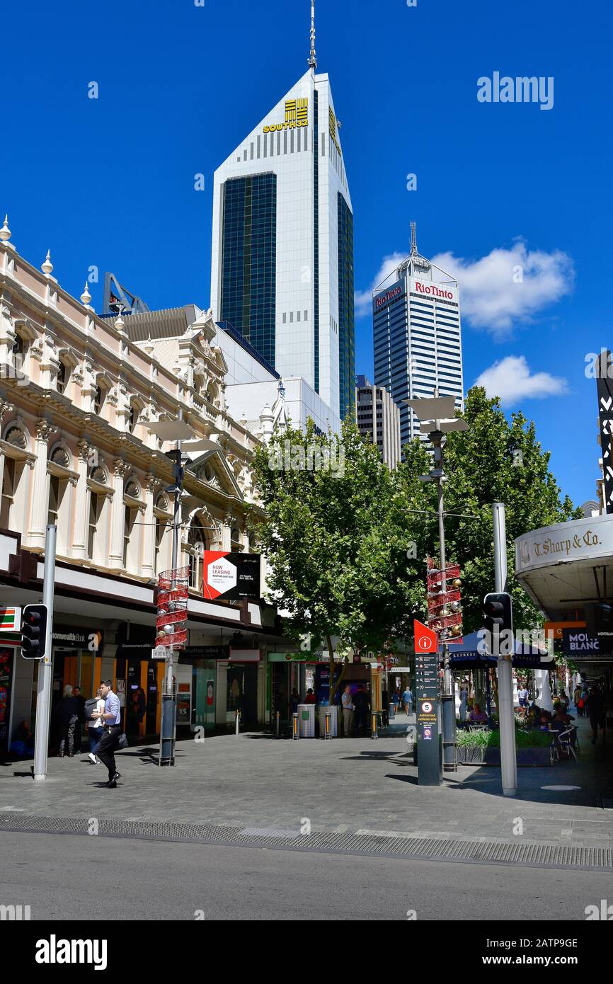 Perth australia hay street hi-res stock photography and images - Alamy