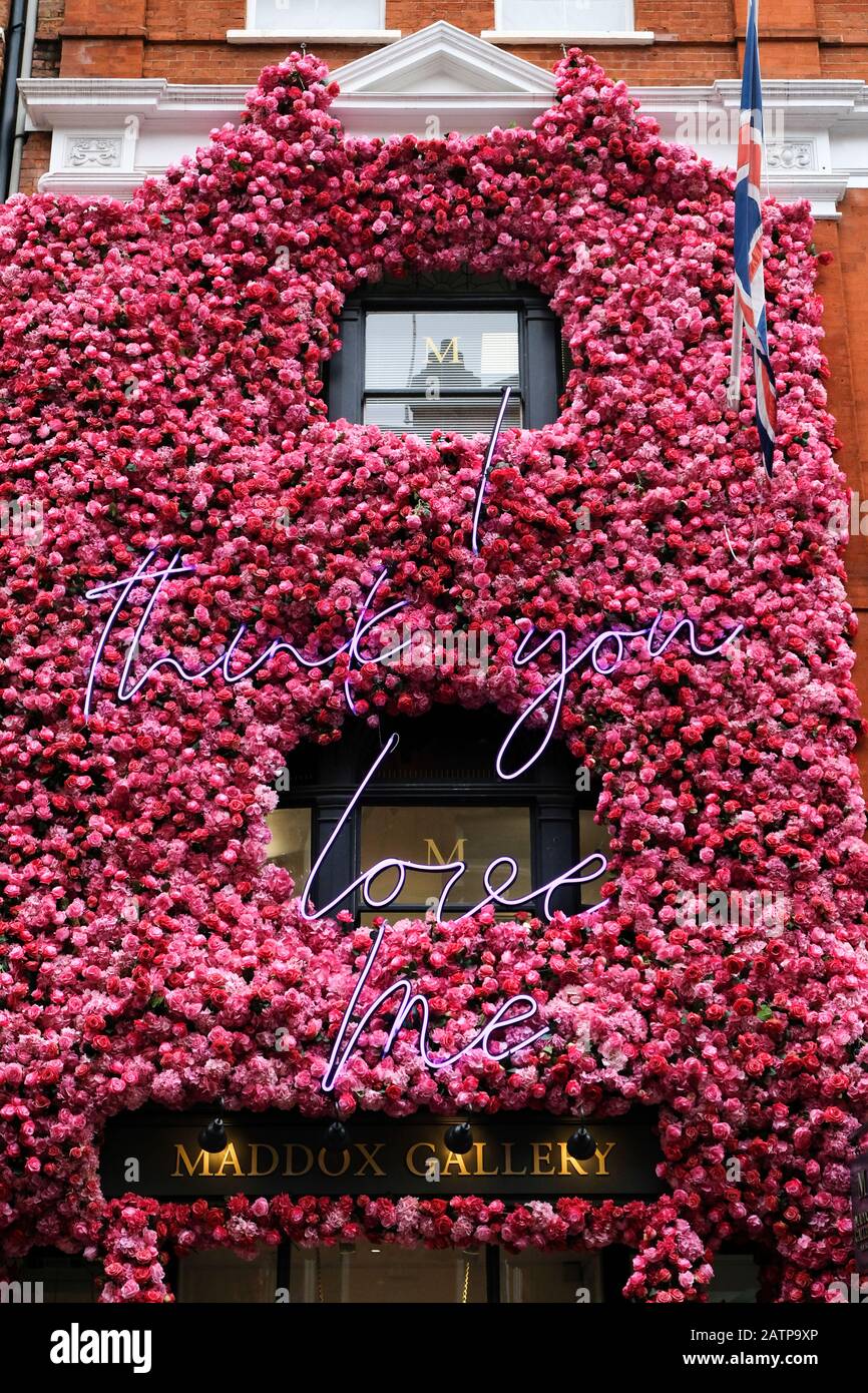 Maddox Street, mayfair, London, UK. 4th February 2020. The Maddox ...