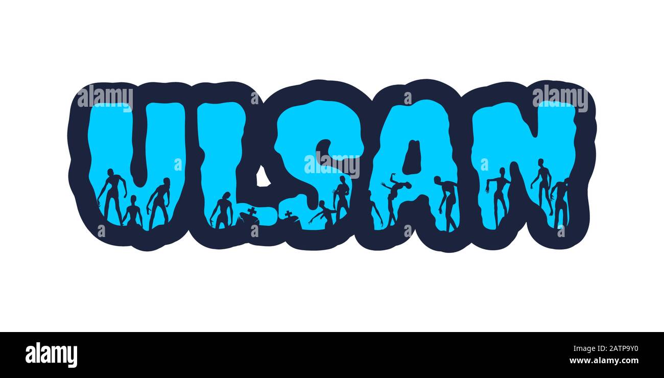 Scary zombie in cemetery Cut Out Stock Images & Pictures - Alamy