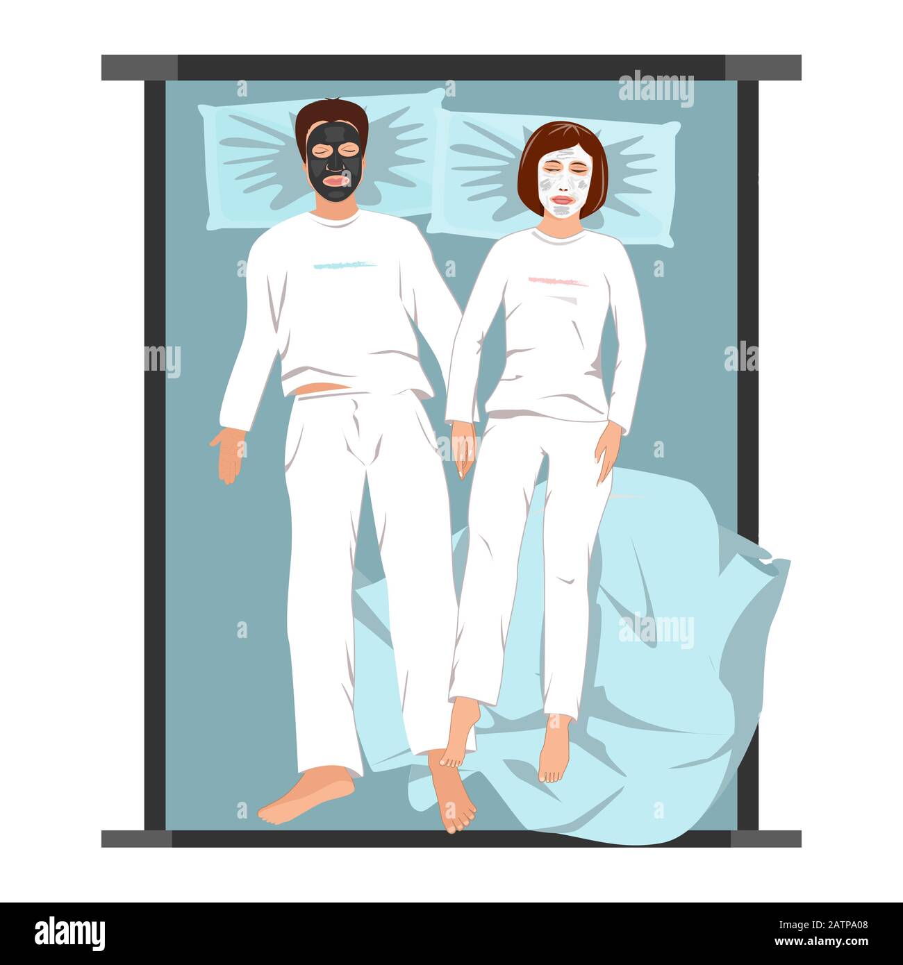 Man lying back relaxing Stock Vector Images - Alamy