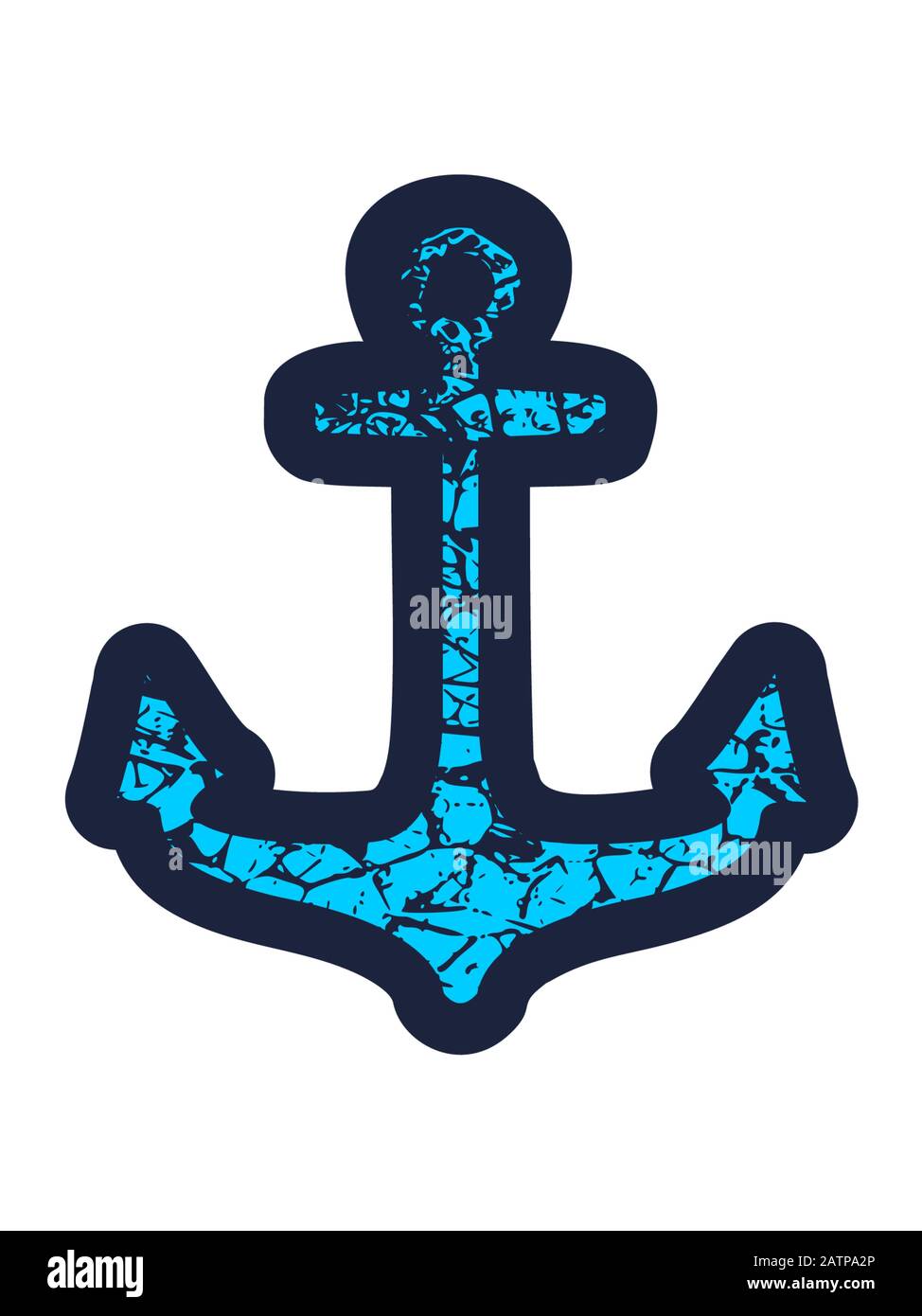 Anchor icon on abstract backdrop Stock Vector Image & Art - Alamy