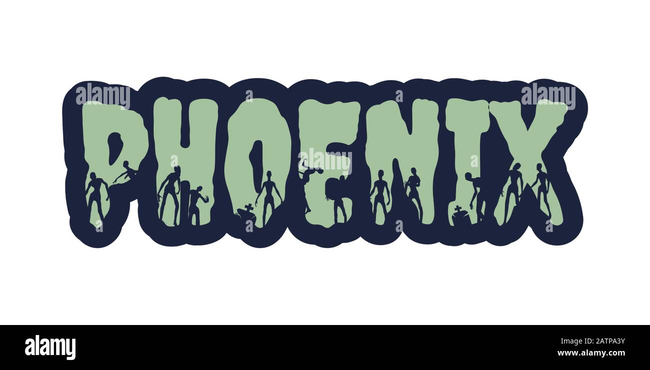 Scary zombie in cemetery Cut Out Stock Images & Pictures - Alamy