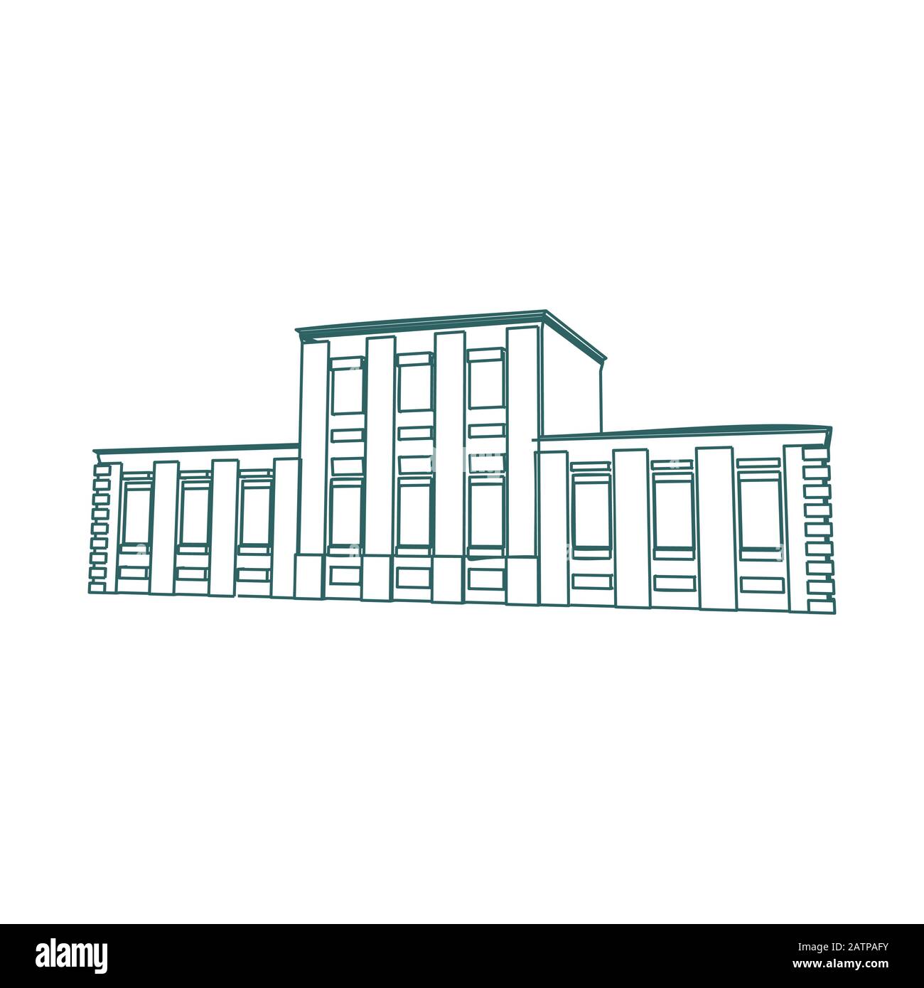 View mansion house street Stock Vector Images - Alamy