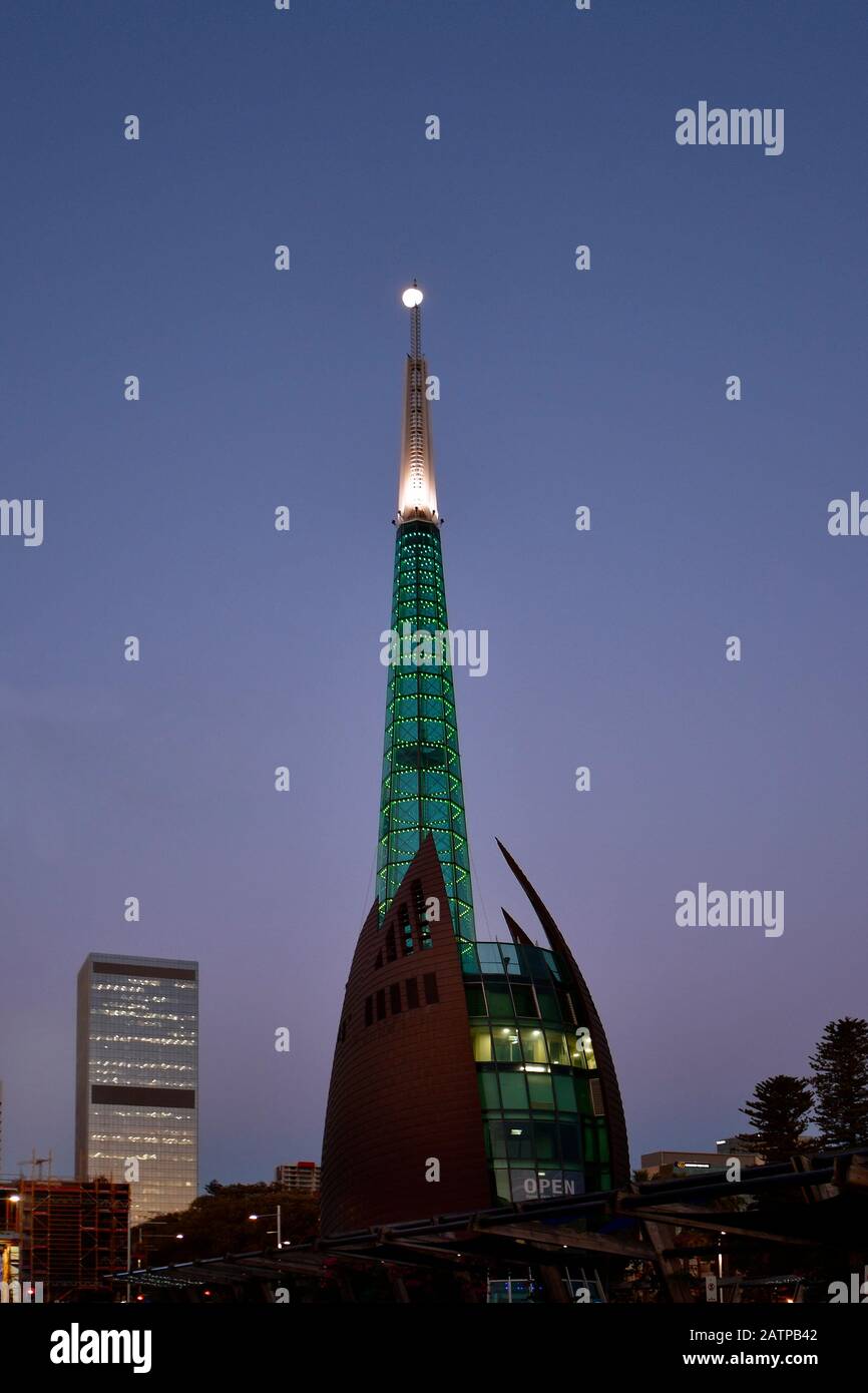 Illuminated bell tower hi-res stock photography and images - Alamy