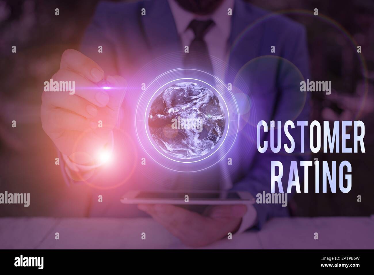 Conceptual hand writing showing Customer Rating. Concept meaning gauge ...