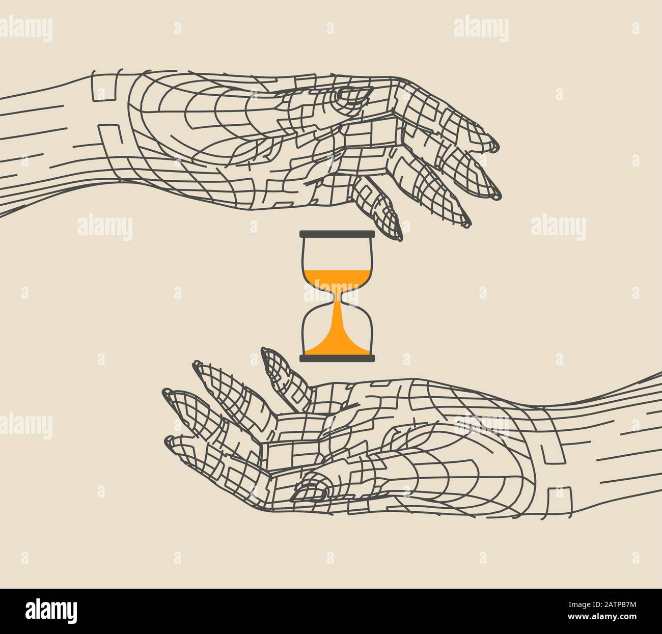 Abstract human hands Stock Vector Image & Art - Alamy