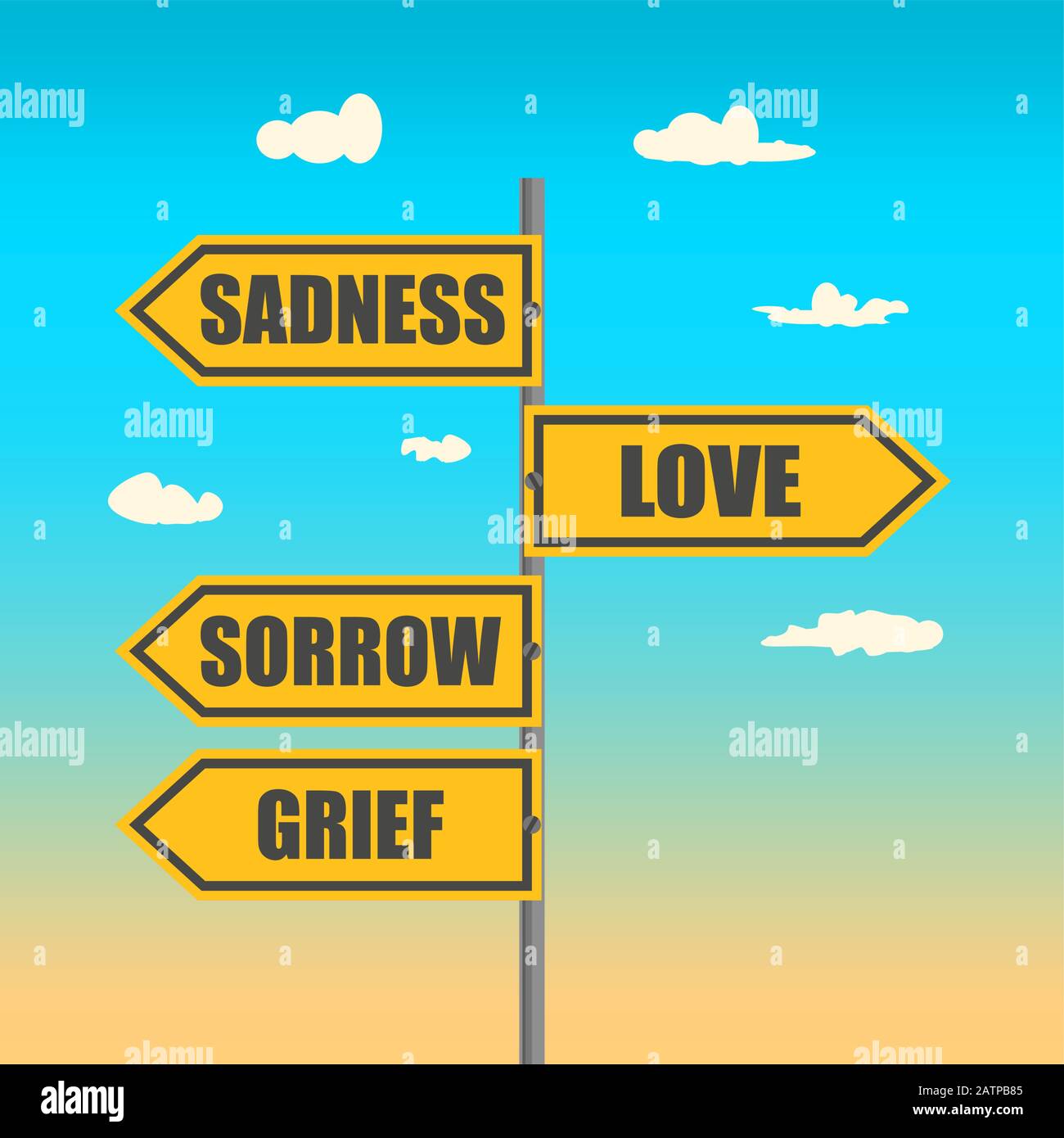 Road arrow sign Stock Vector Image & Art - Alamy