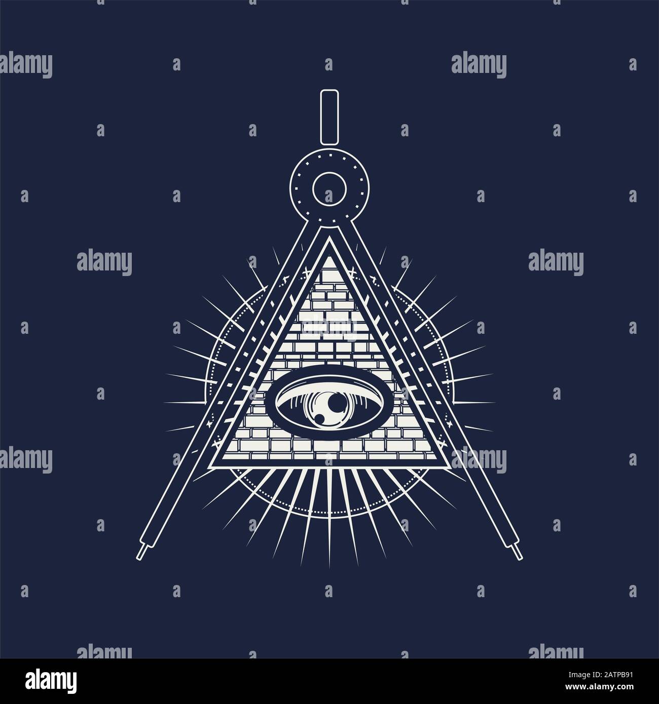 Mystical occult symbol Stock Vector Image & Art - Alamy
