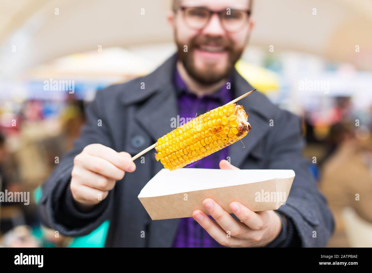 Man Eating Corn On The Cob High Resolution Stock Photography and Images ...