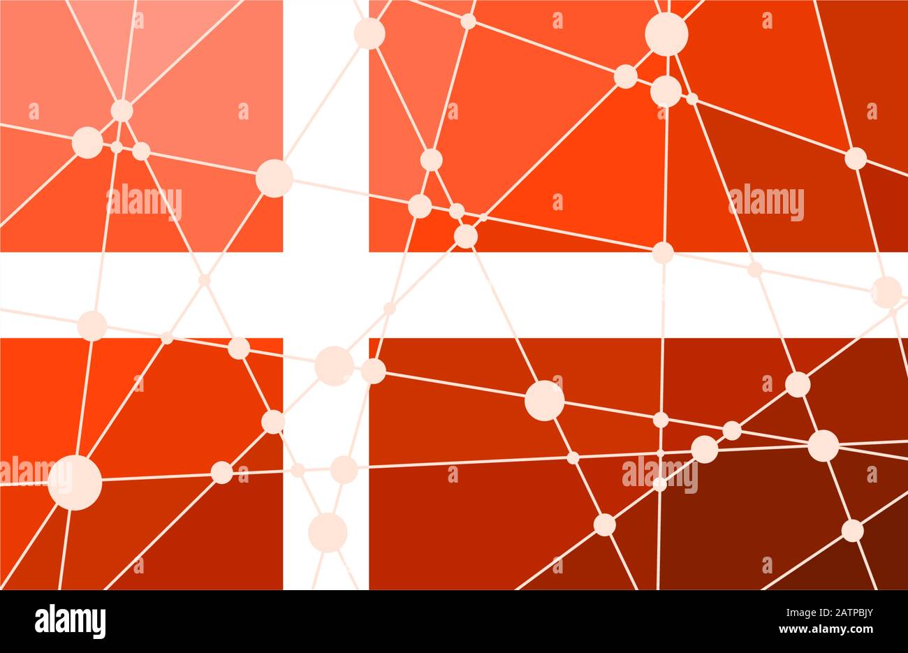 Denmark flag concept Stock Vector Image & Art - Alamy
