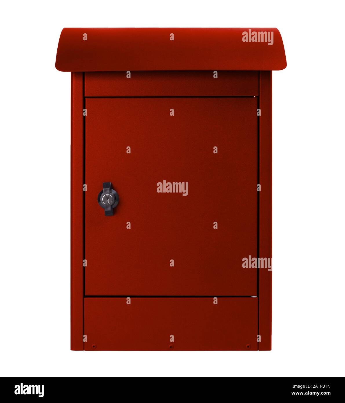 Modern letter-box isolated on a white background Stock Photo - Alamy