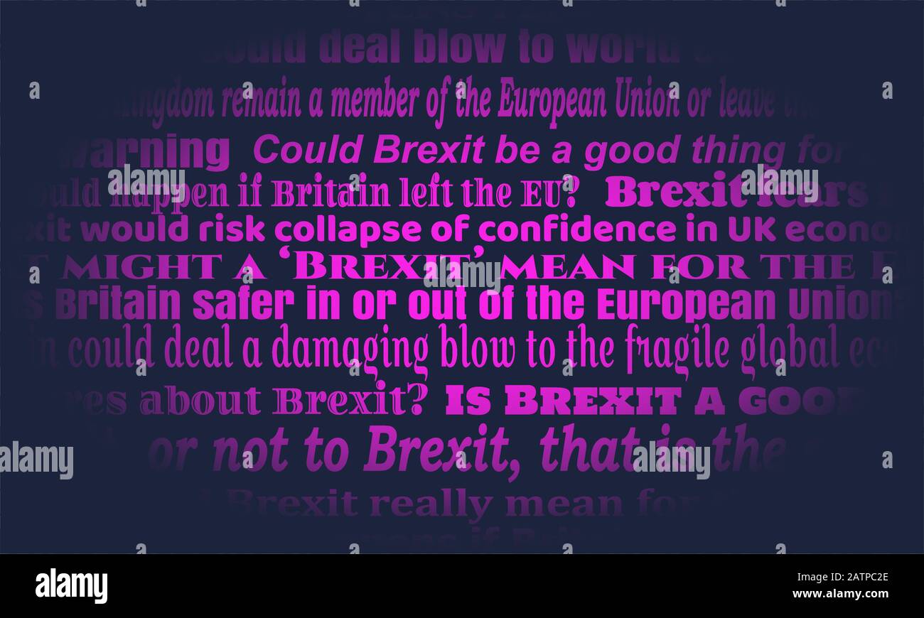 Exit from eu Stock Vector Images - Alamy