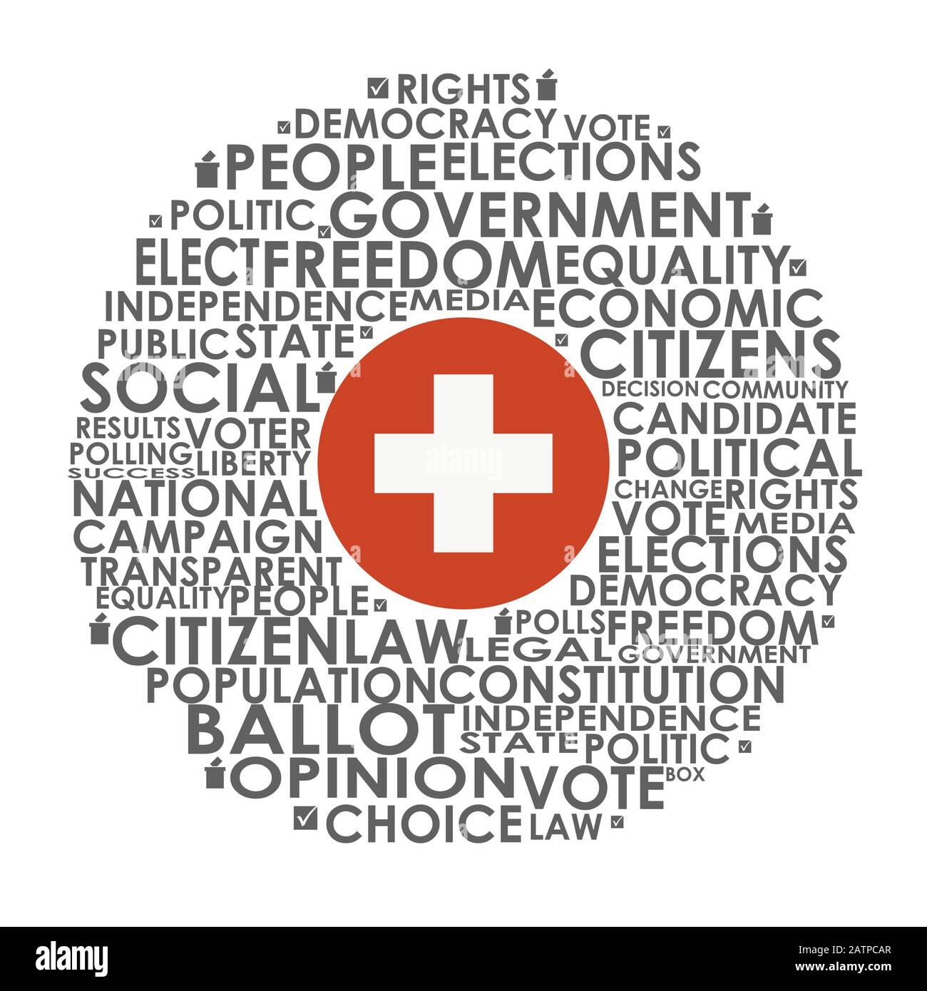 Elections relative tags cloud Stock Vector Image & Art - Alamy