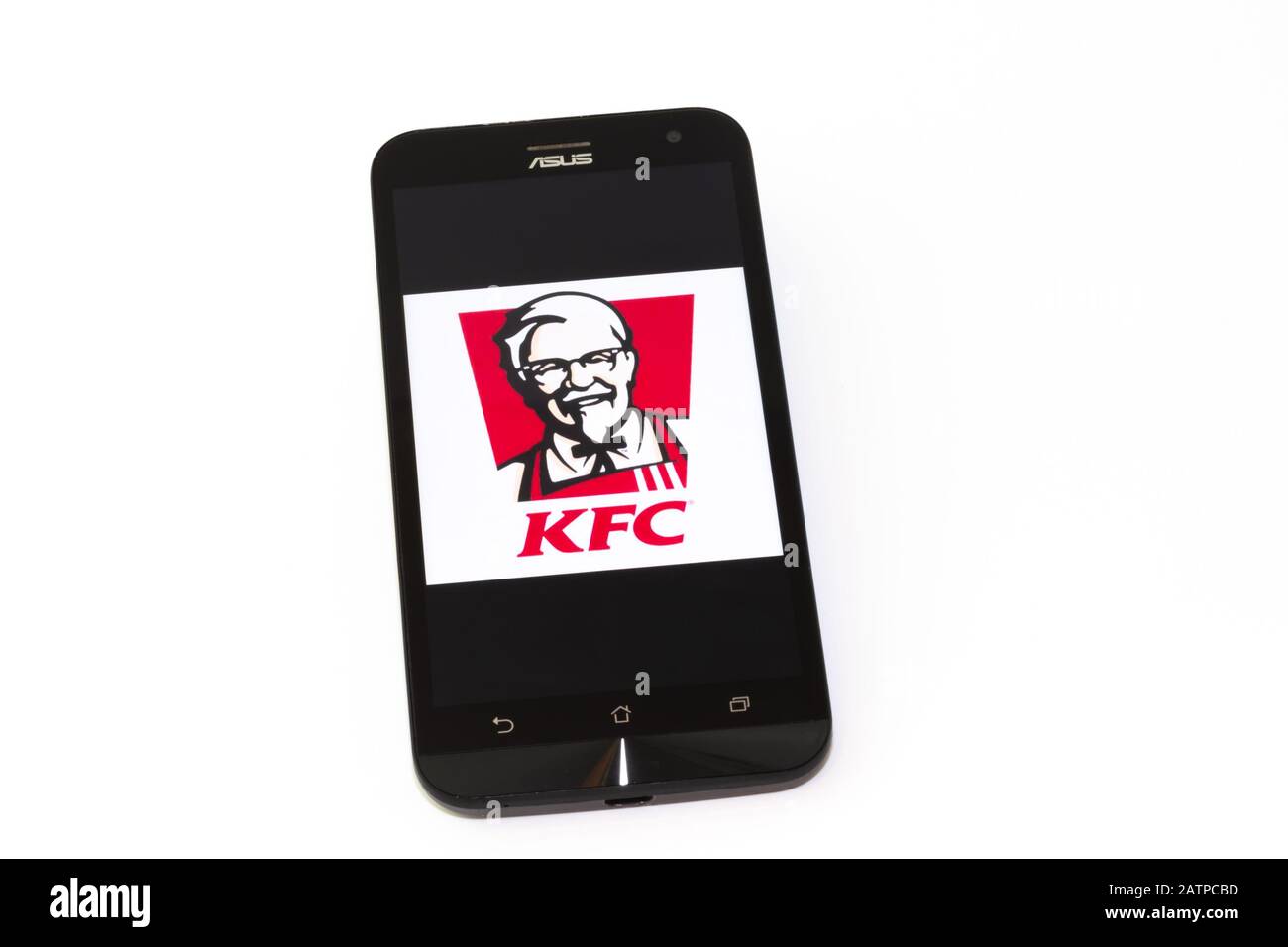 Kfc logo white background hi-res stock photography and images - Alamy