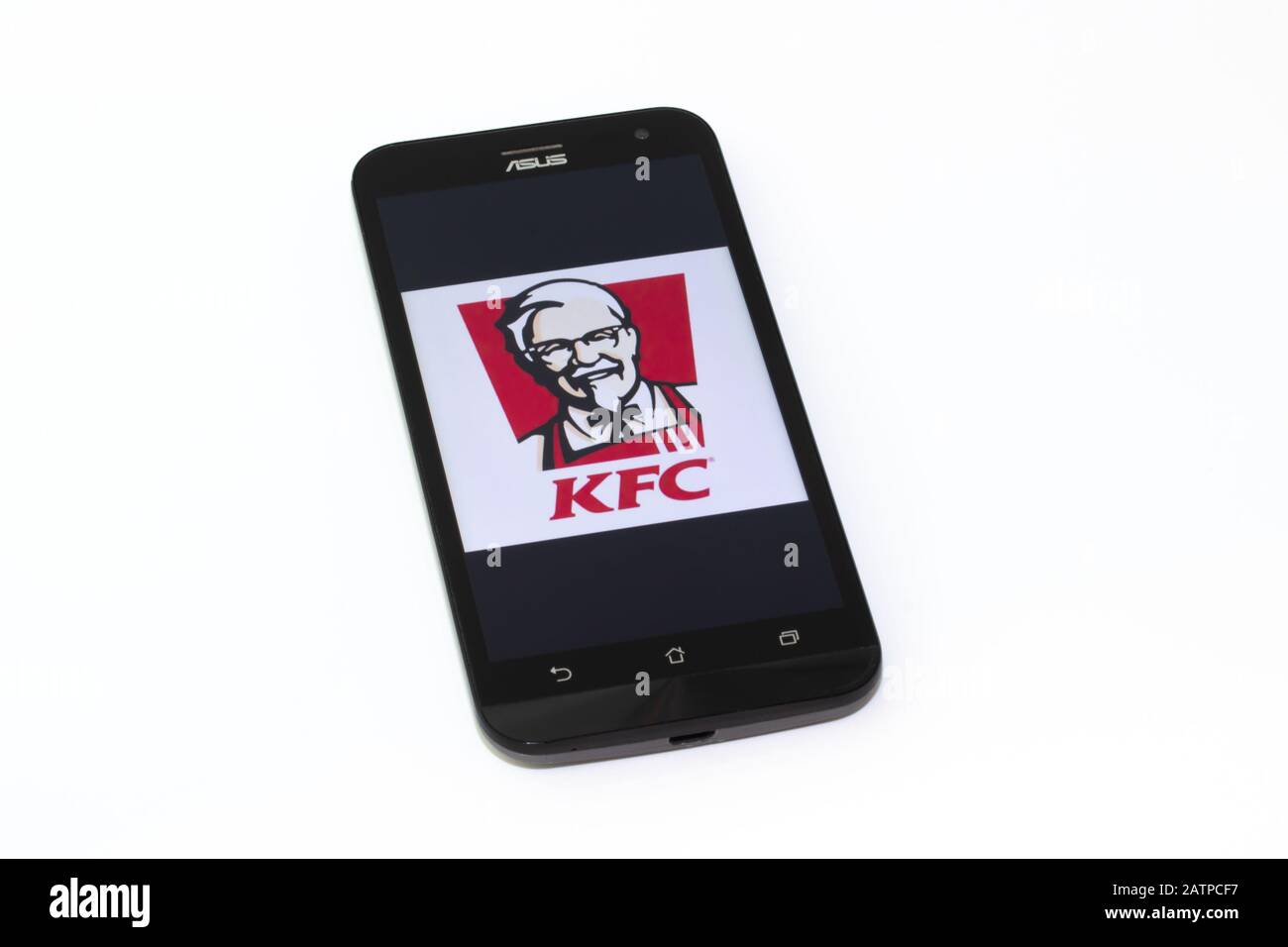 Kfc logo white background hi-res stock photography and images - Alamy