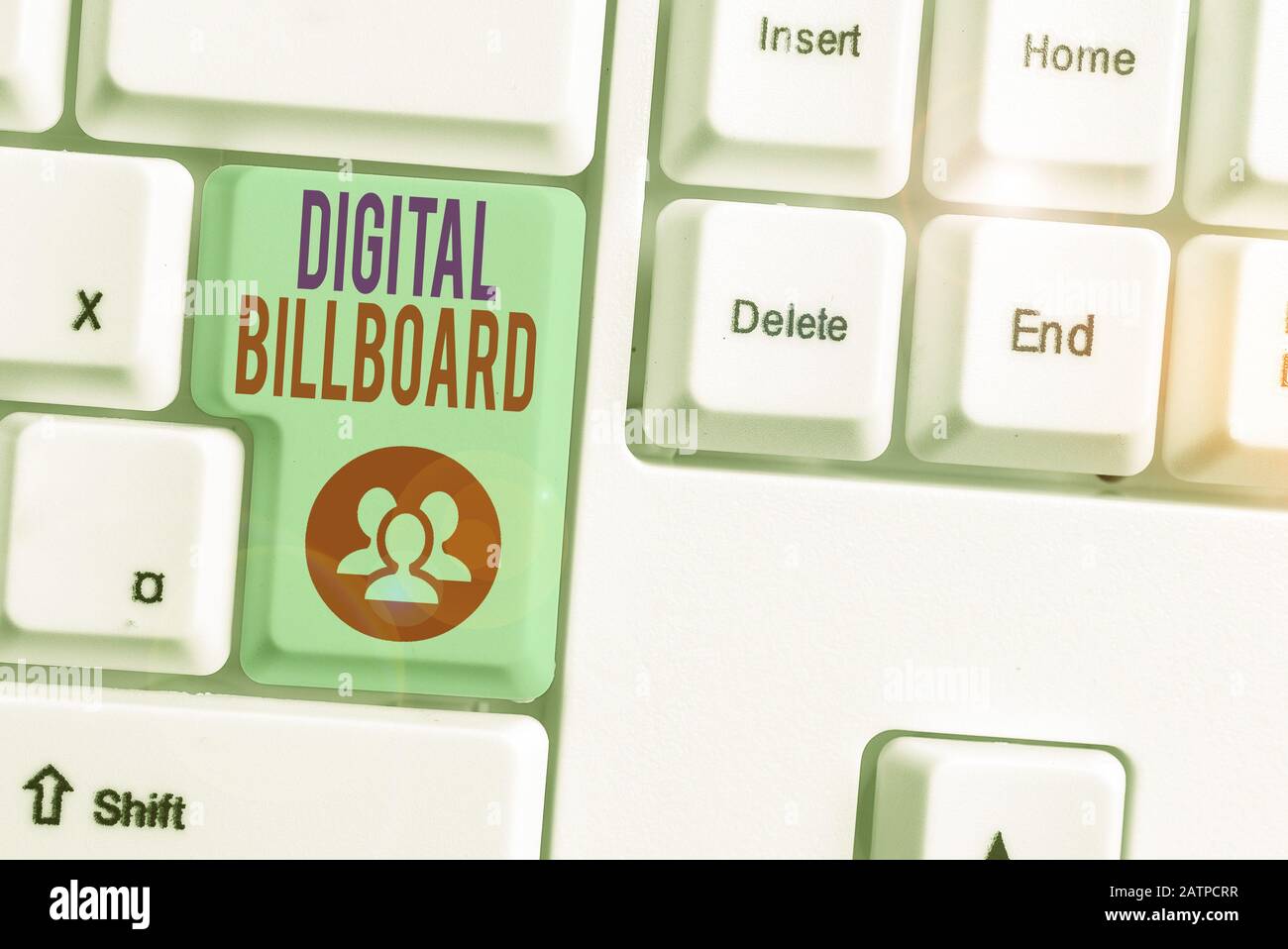 Conceptual hand writing showing Digital Billboard. Concept meaning ...