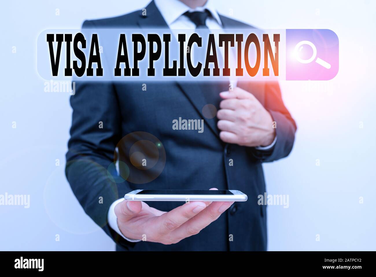 Word writing text Visa Application. Business photo showcasing an ...