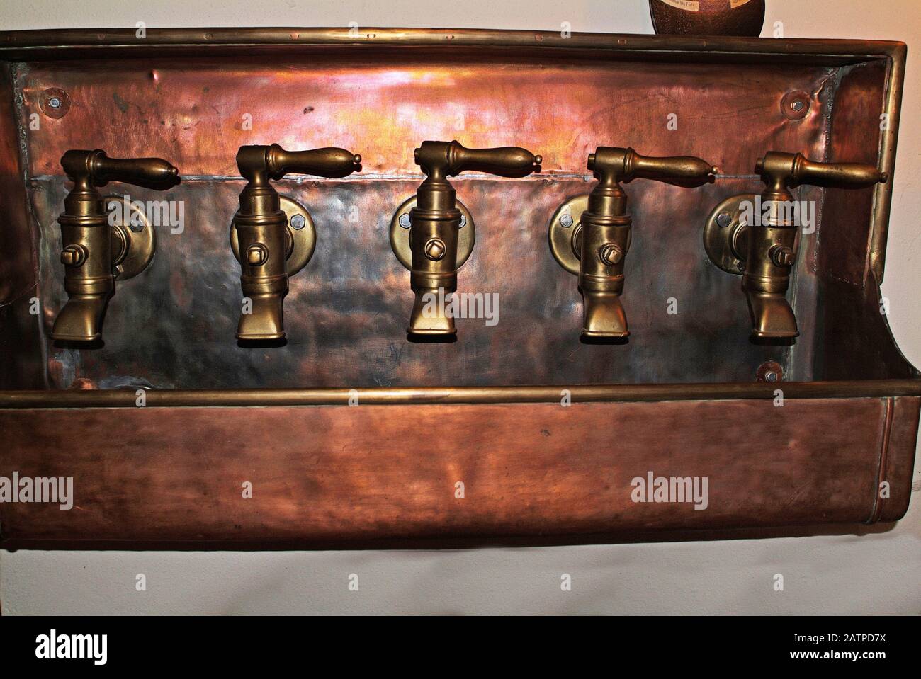 Austria, top on a copper brewing kettle Stock Photo - Alamy